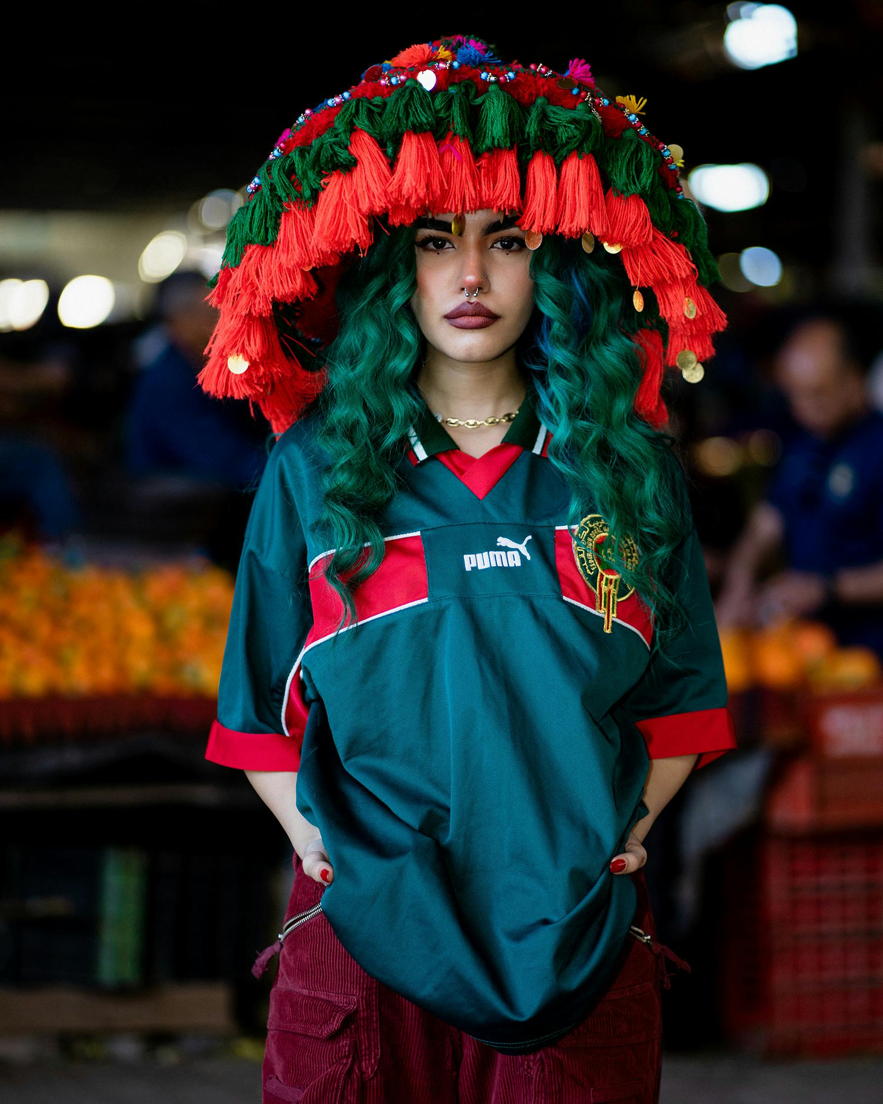 Colorful Traditional Moroccan Attire Portrait · Free Stock Photo