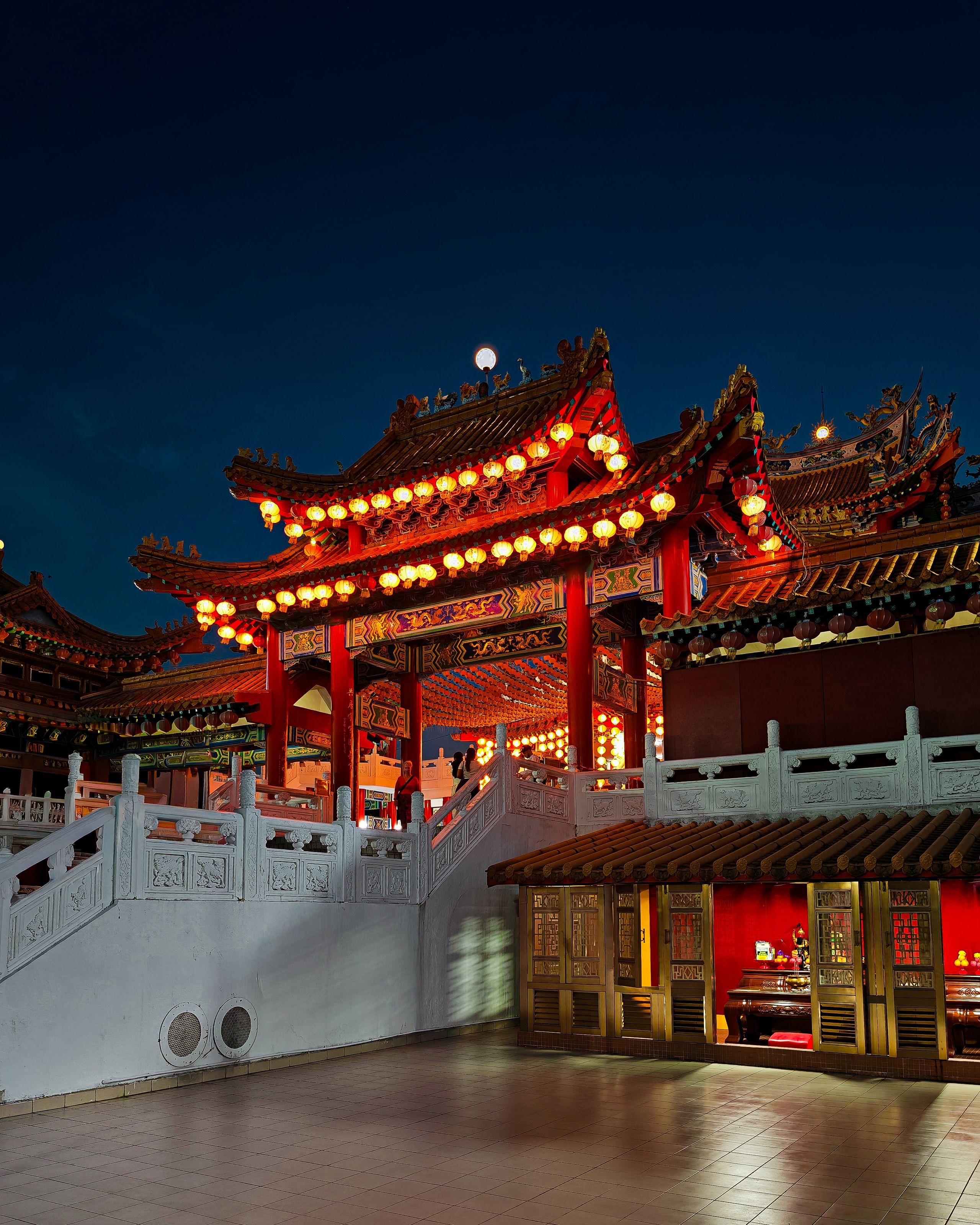 Thean Hou Temple Illuminated at Night, Kuala Lumpur · Free Stock Photo