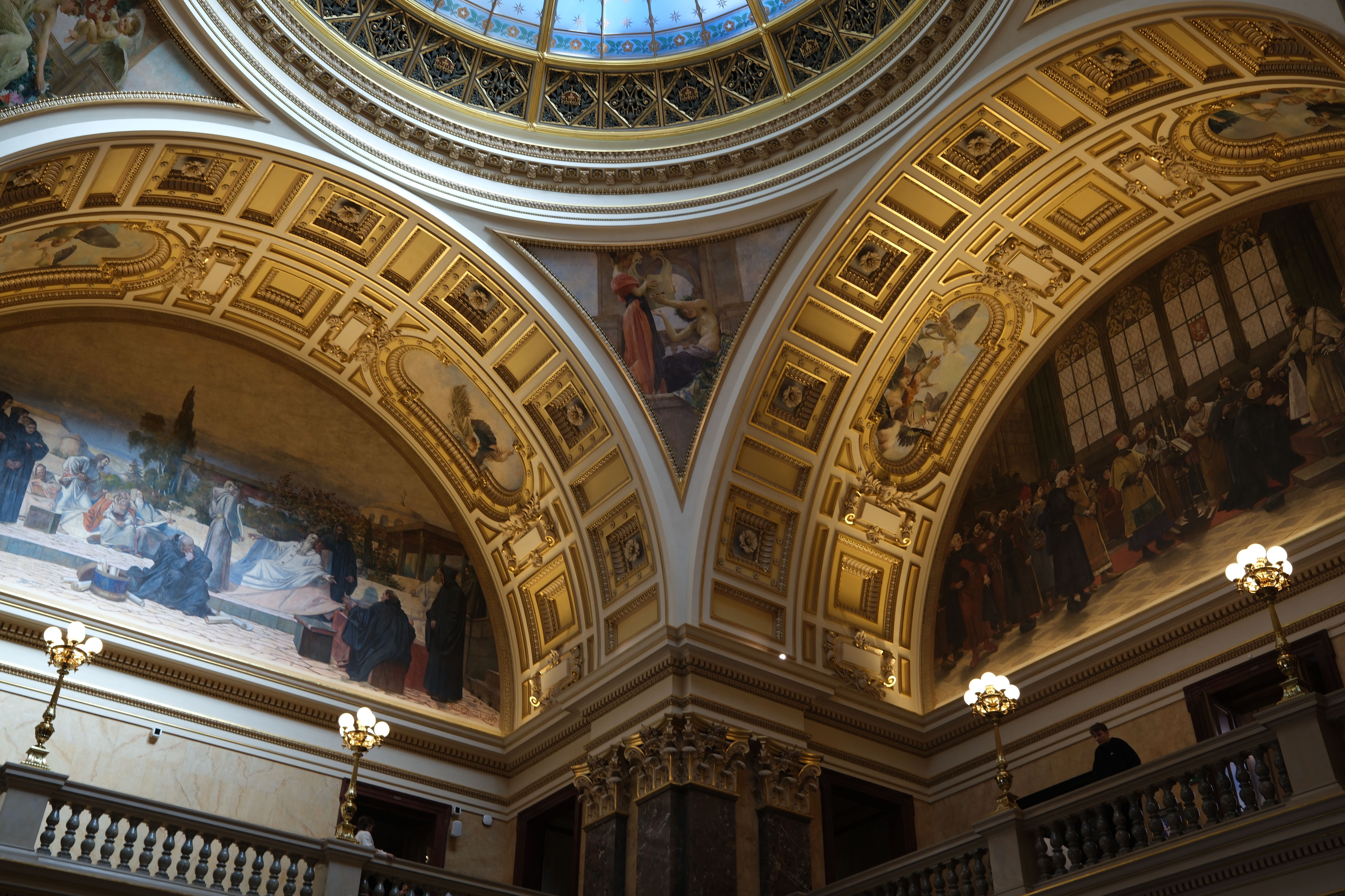 Elegant Interior of National Museum in Prague · Free Stock Photo