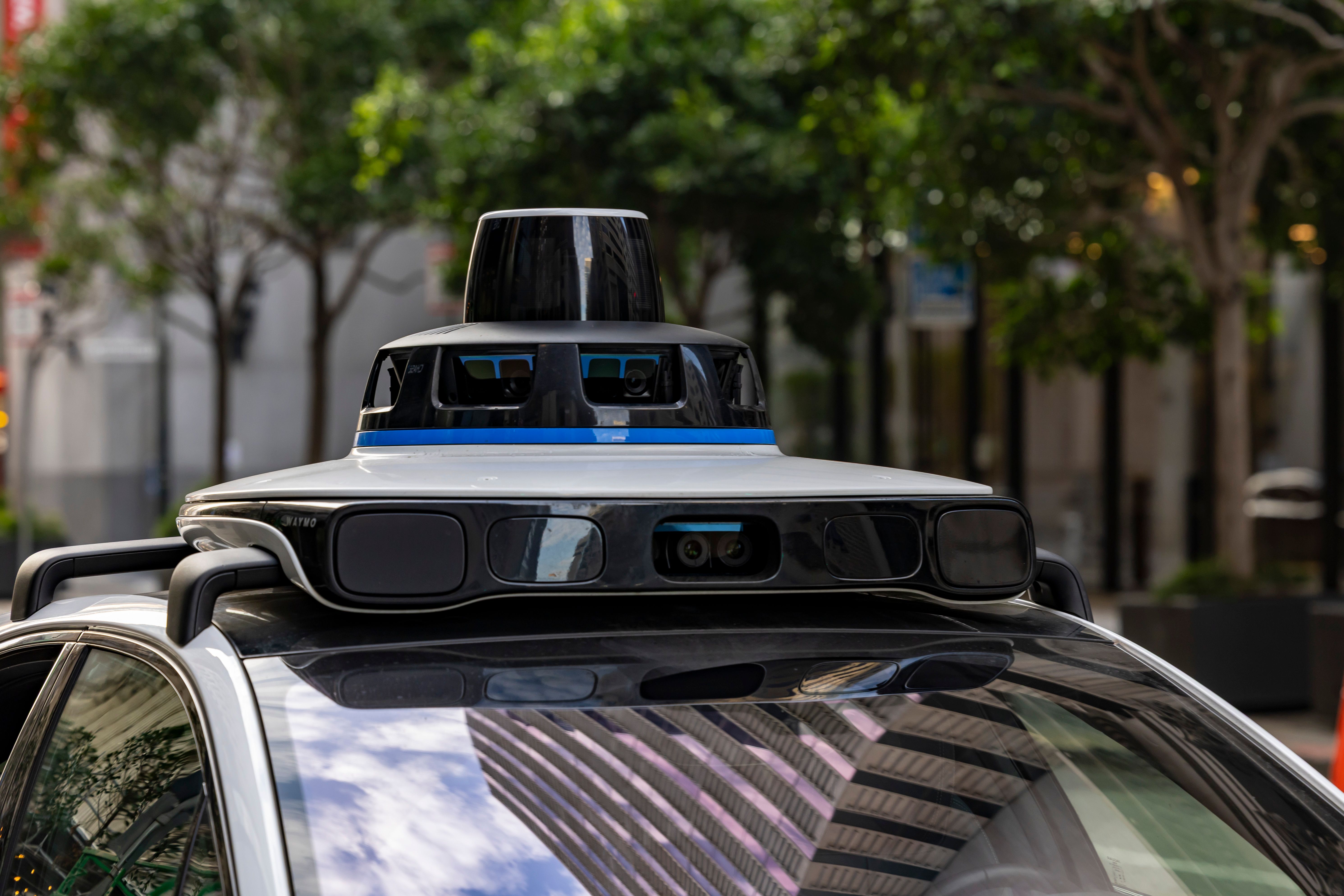 Close-up of Autonomous Vehicle's Sensor Technology · Free Stock Photo