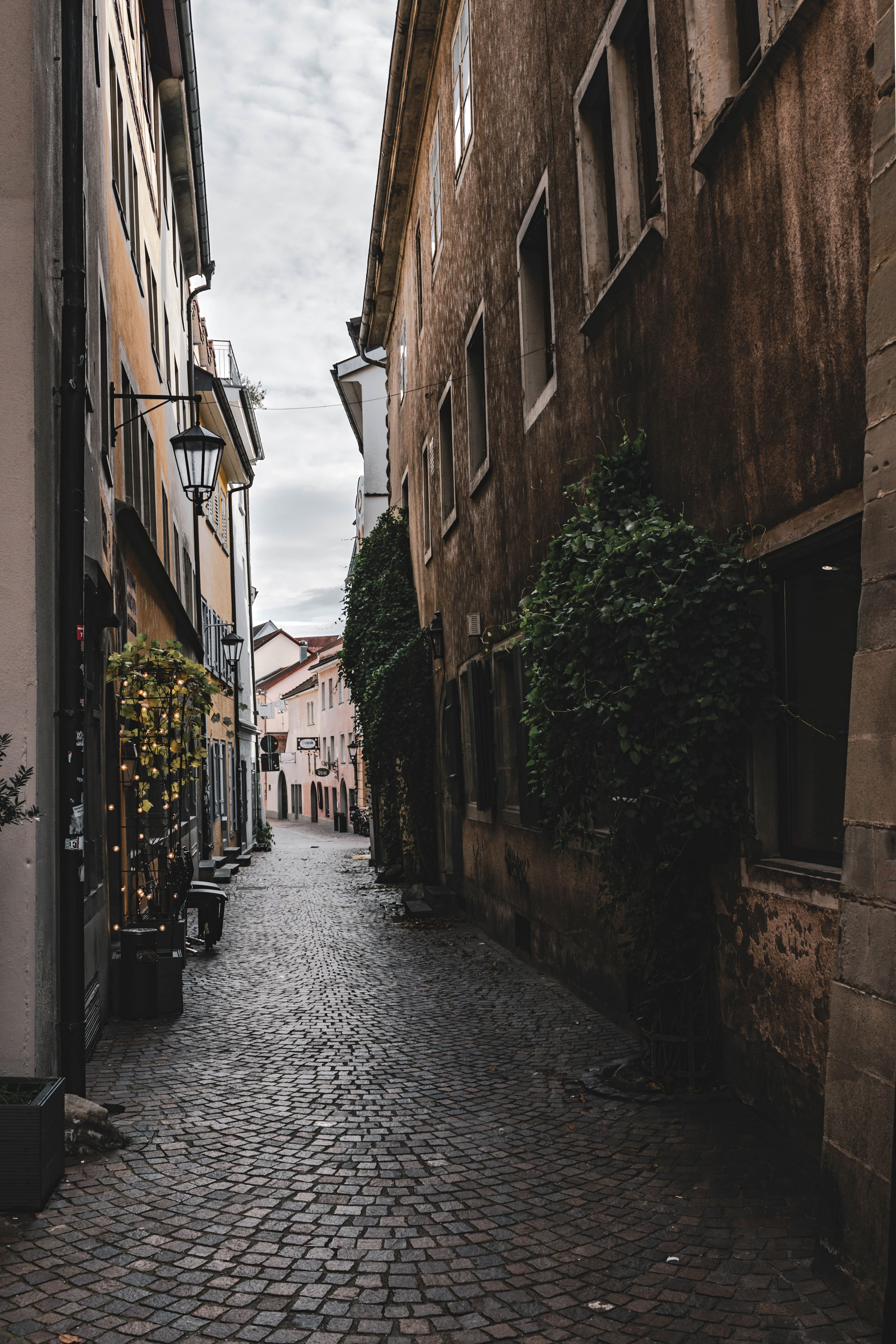 Scenic Cobblestone Street in Kostnice, Germany · Free Stock Photo