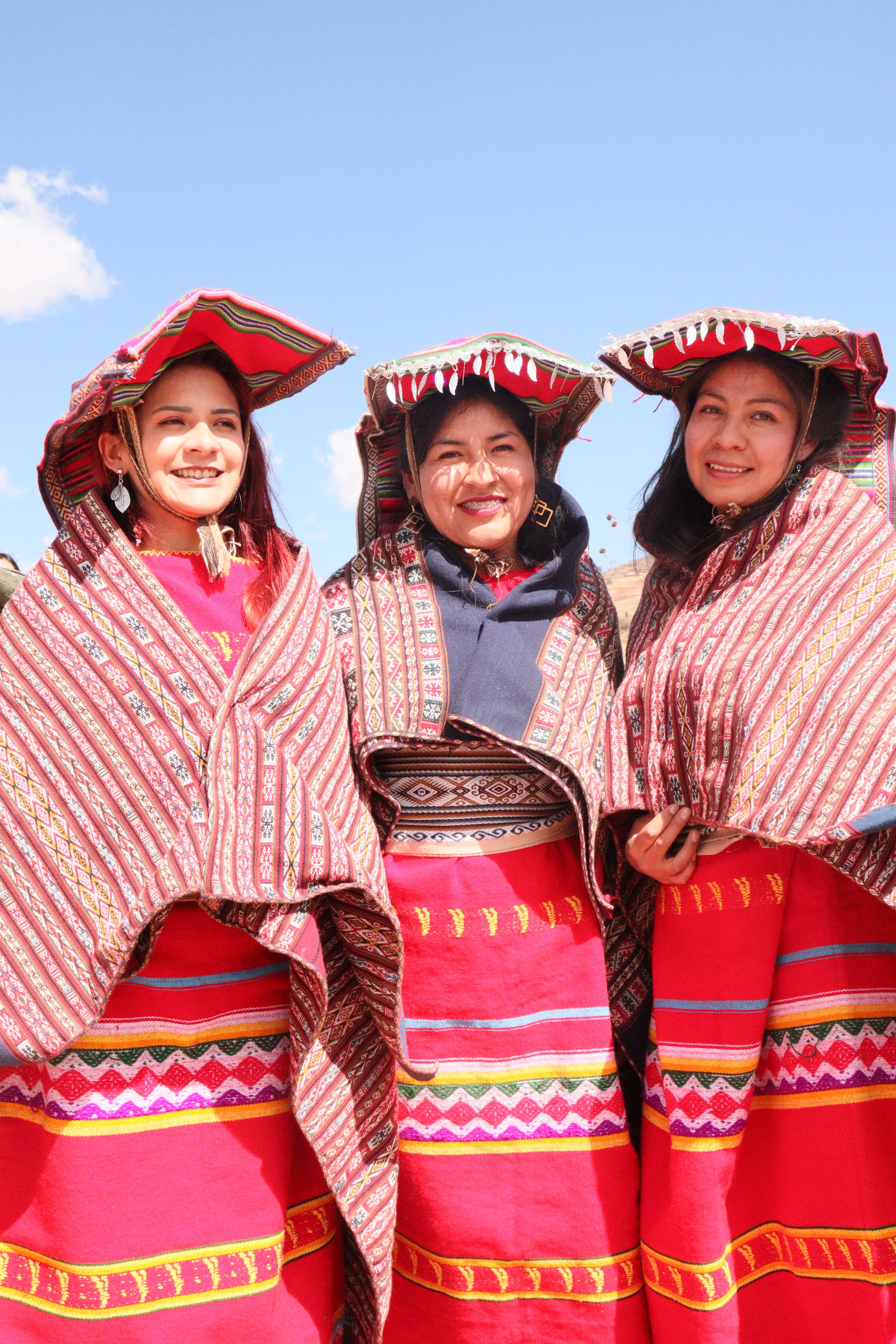 Traditional Peruvian Women in Vibrant Attire · Free Stock Photo