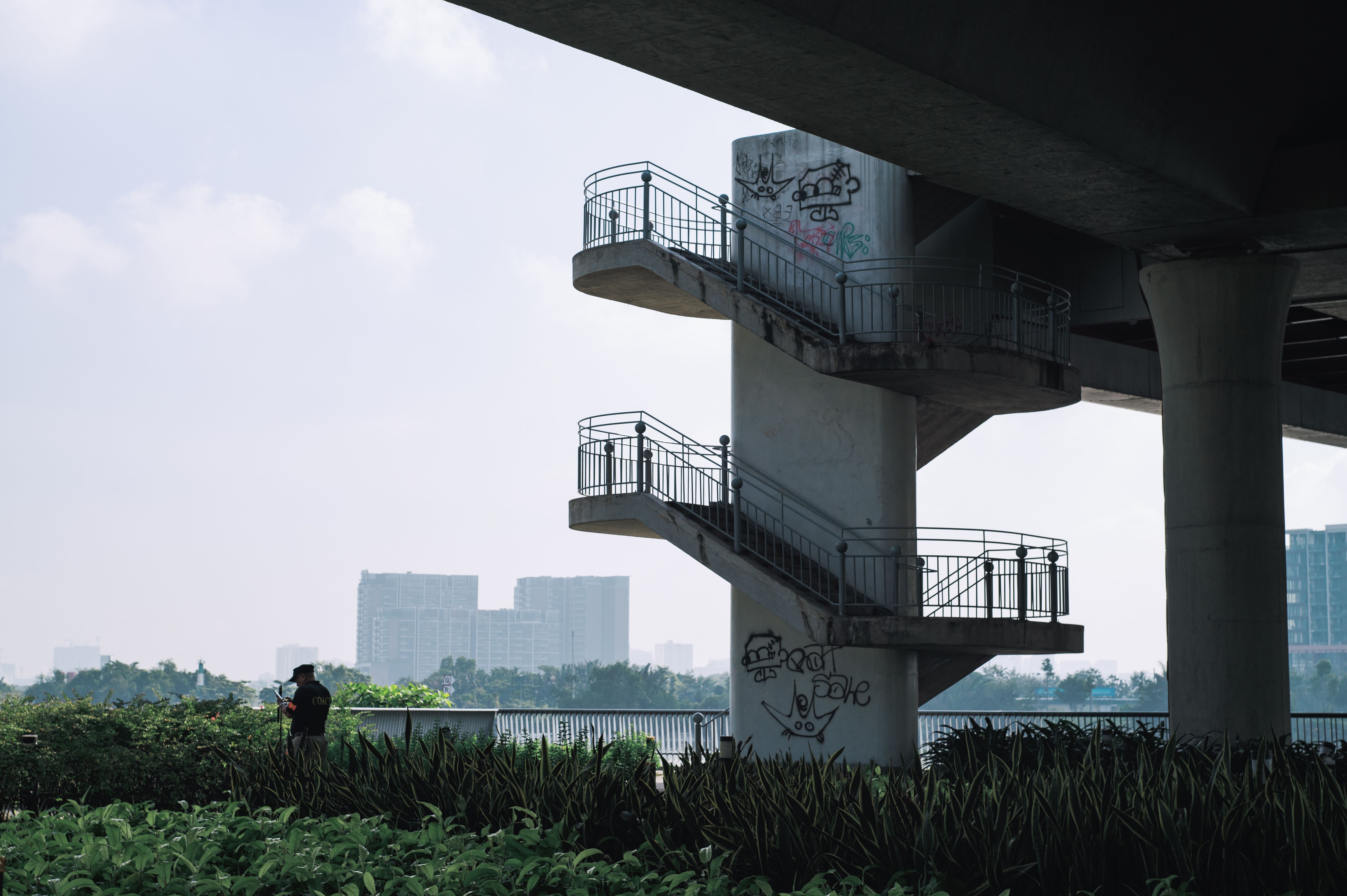 Urban Staircase Scene in Ho Chi Minh City · Free Stock Photo