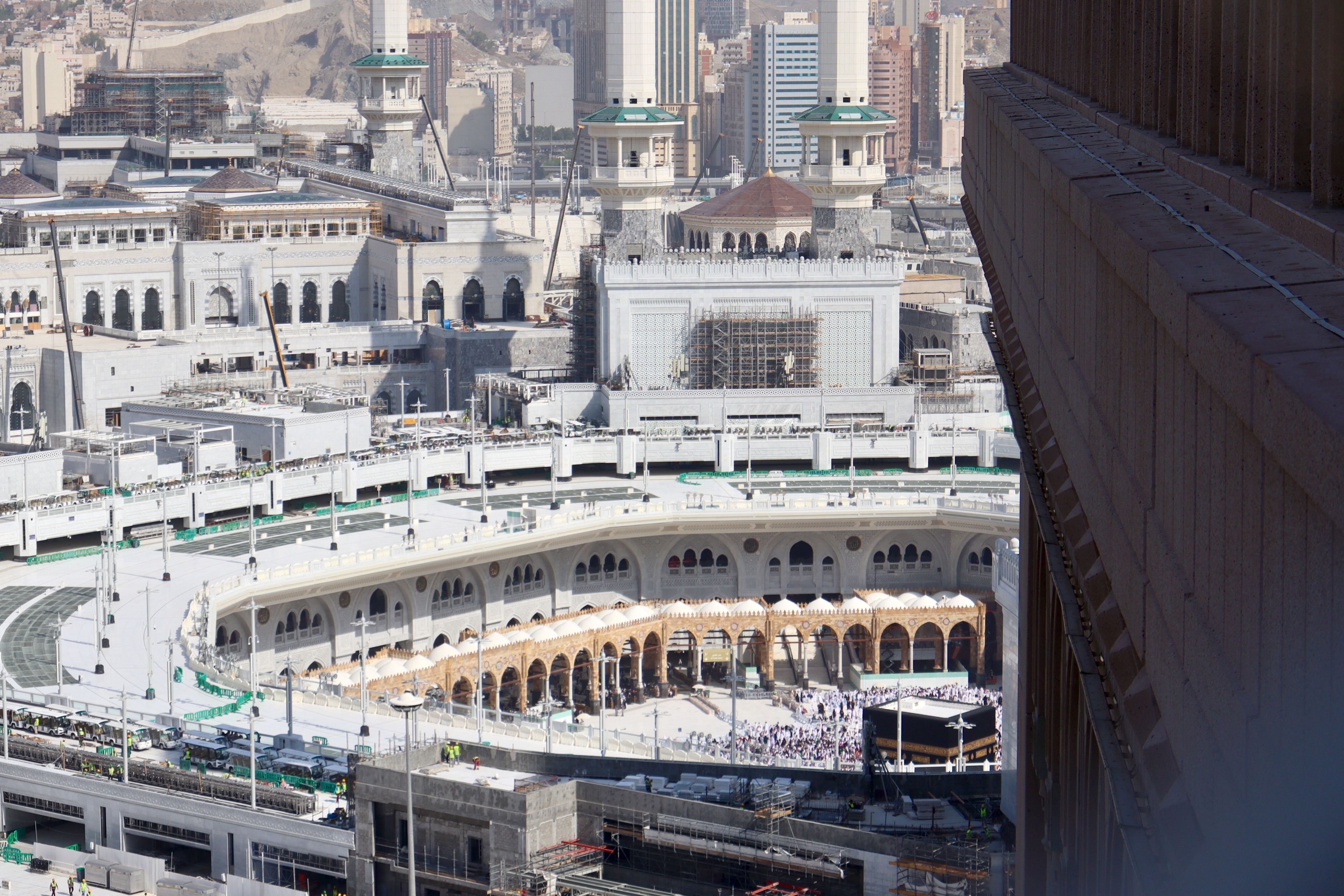 Aerial View of the Grand Mosque in Mecca · Free Stock Photo
