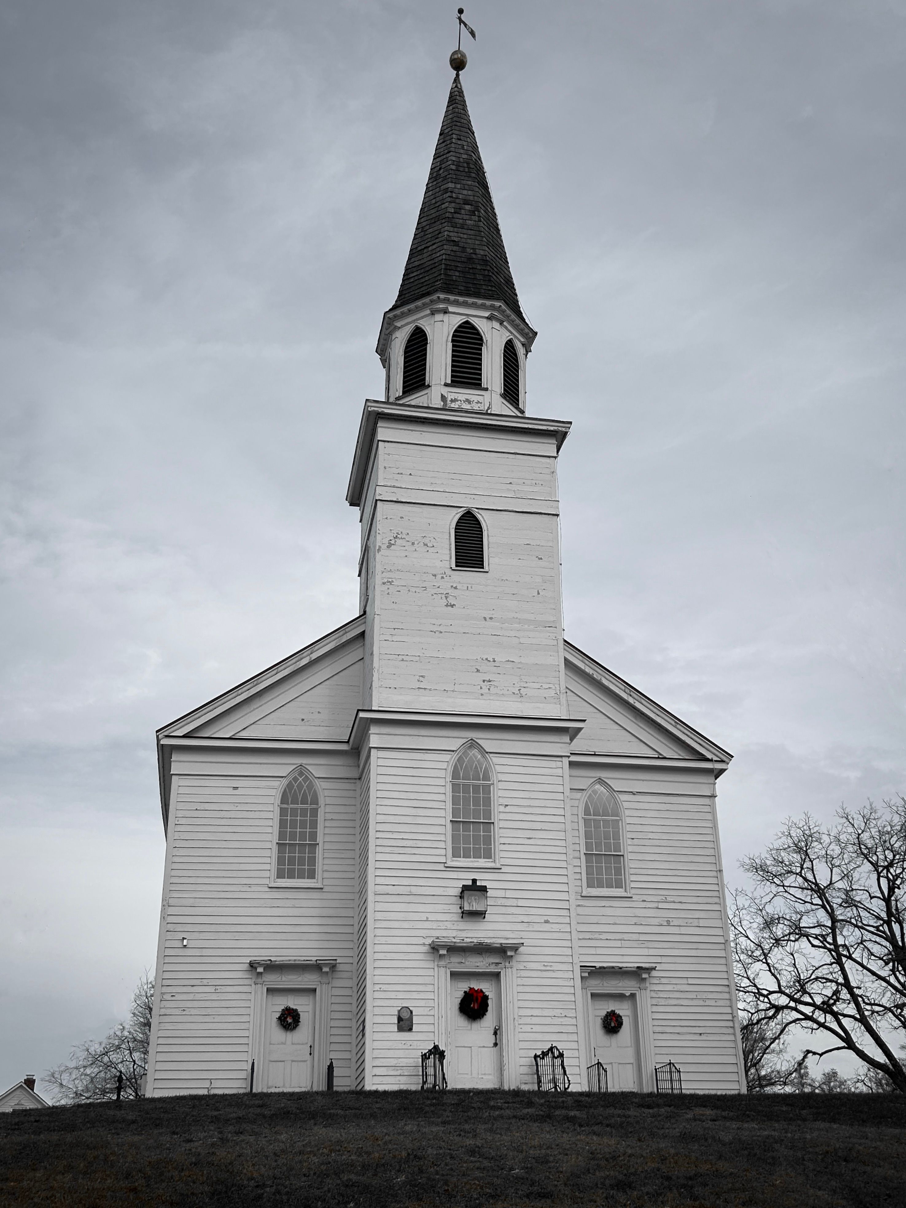 Gray Scale Photo of Church · Free Stock Photo