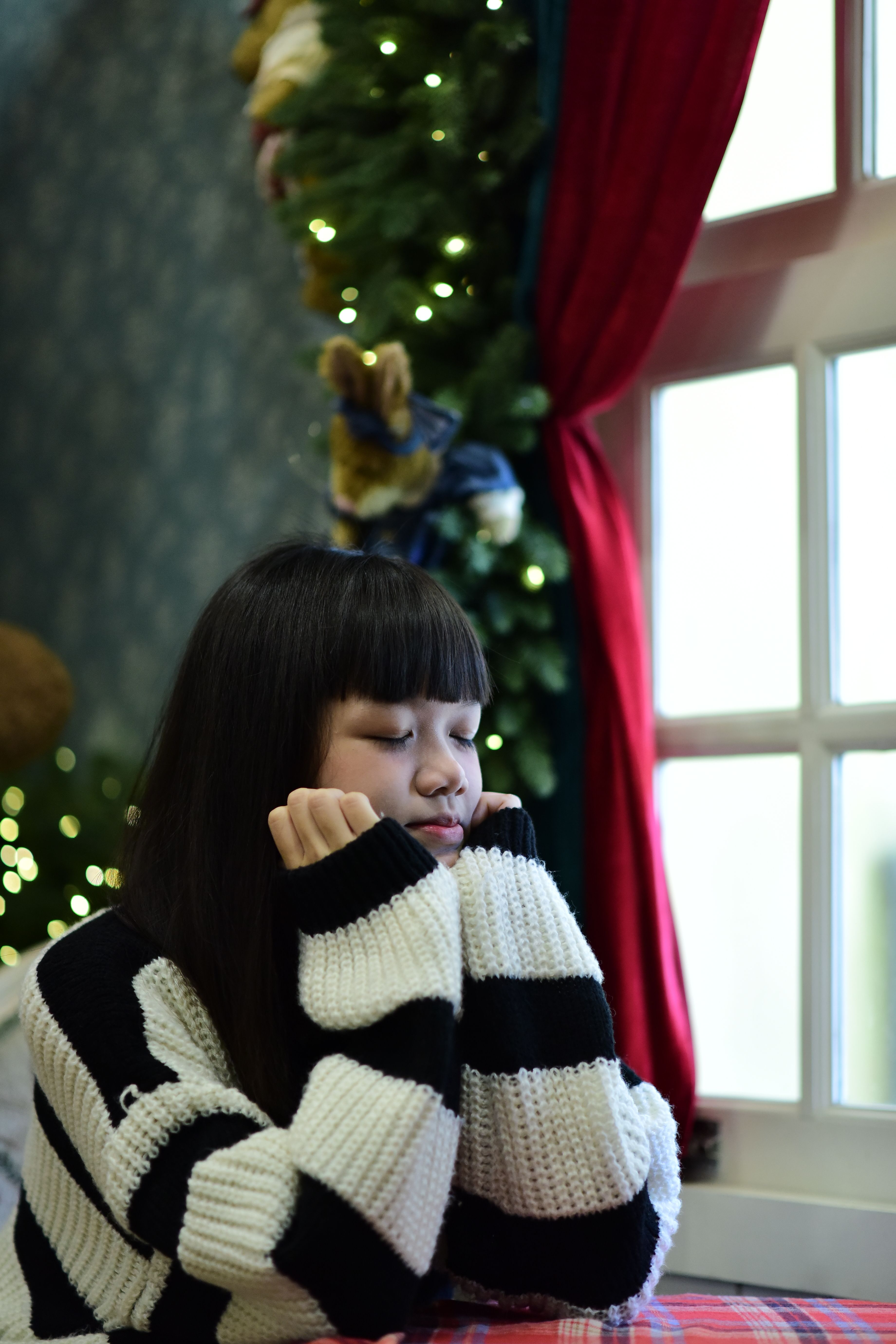 Cozy Winter Indoor Scene with Young Woman · Free Stock Photo