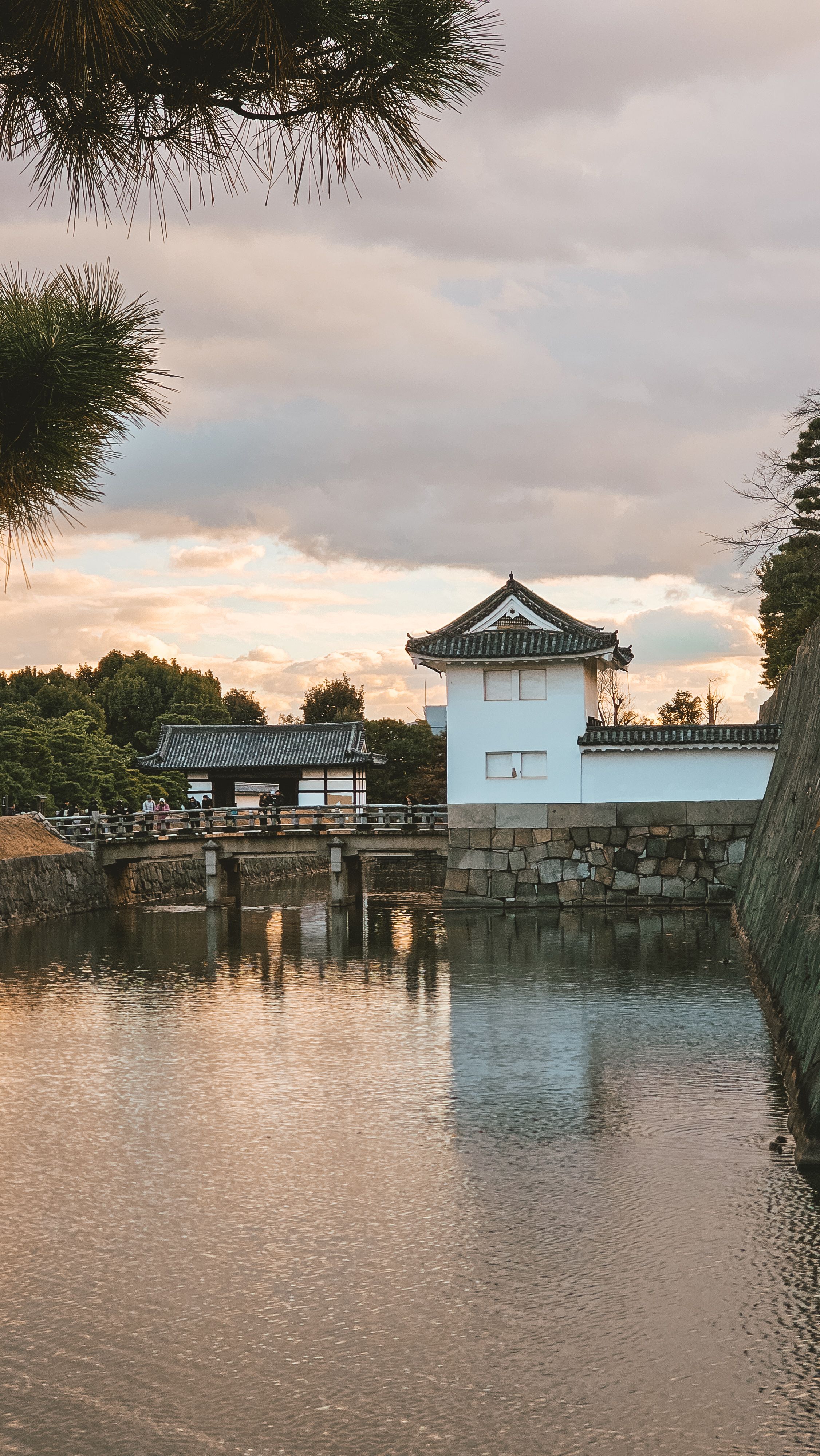 Traditional Japanese Castle by Reflective Moat · Free Stock Photo