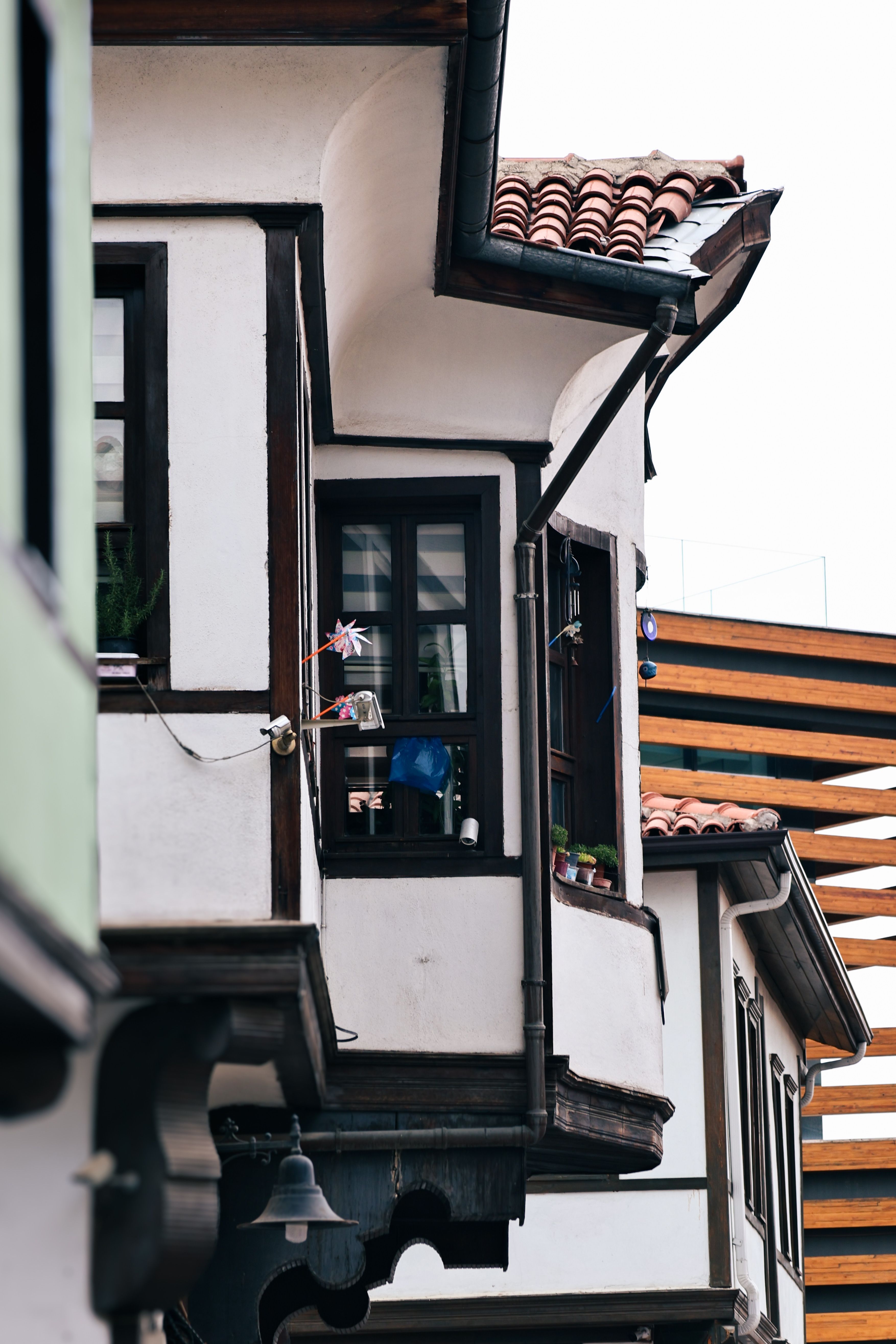Traditional Balkan Architecture with Red Tiled Roof · Free Stock Photo