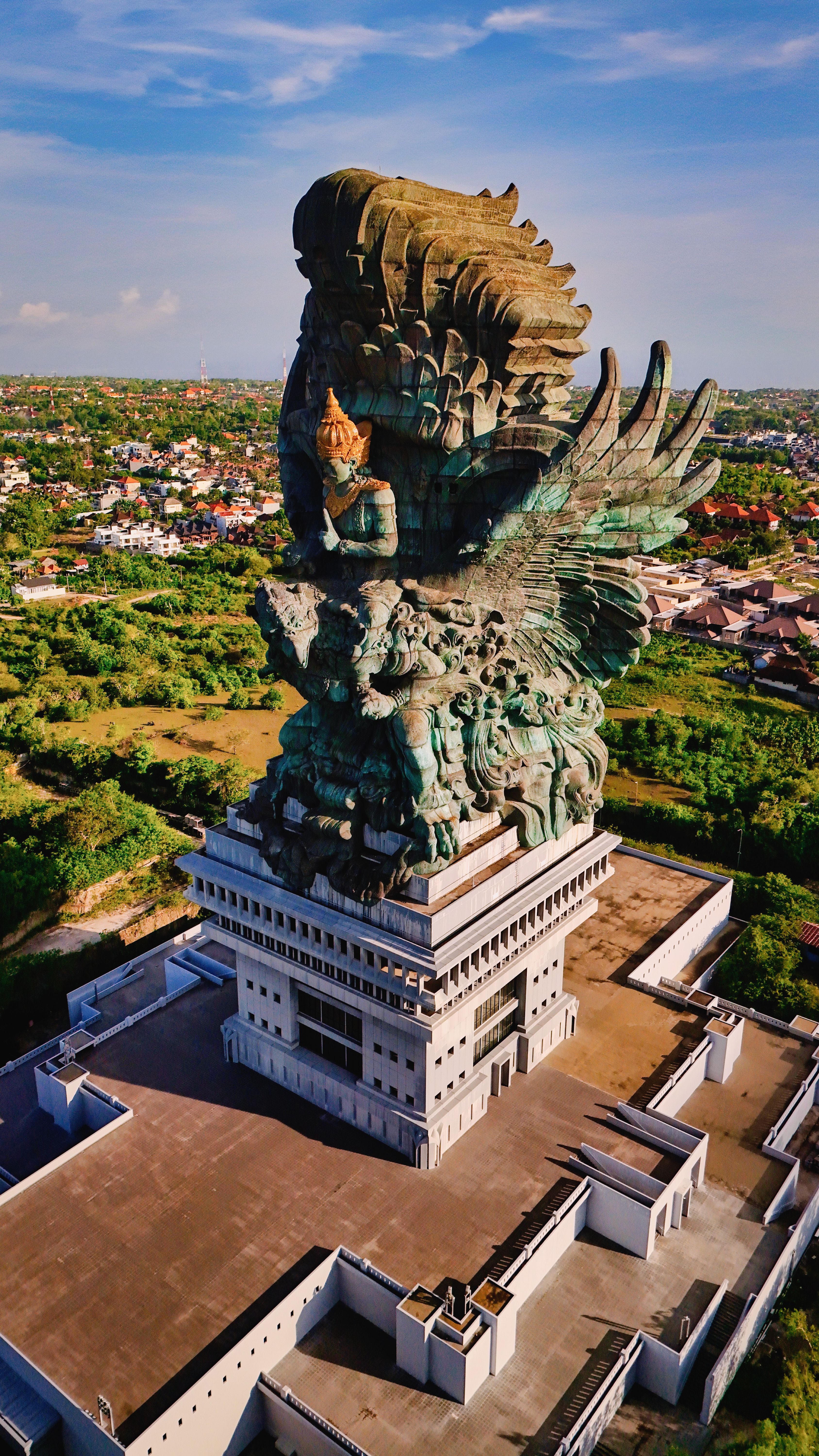 Aerial View of Garuda Wisnu Kencana Statue in Bali · Free Stock Photo