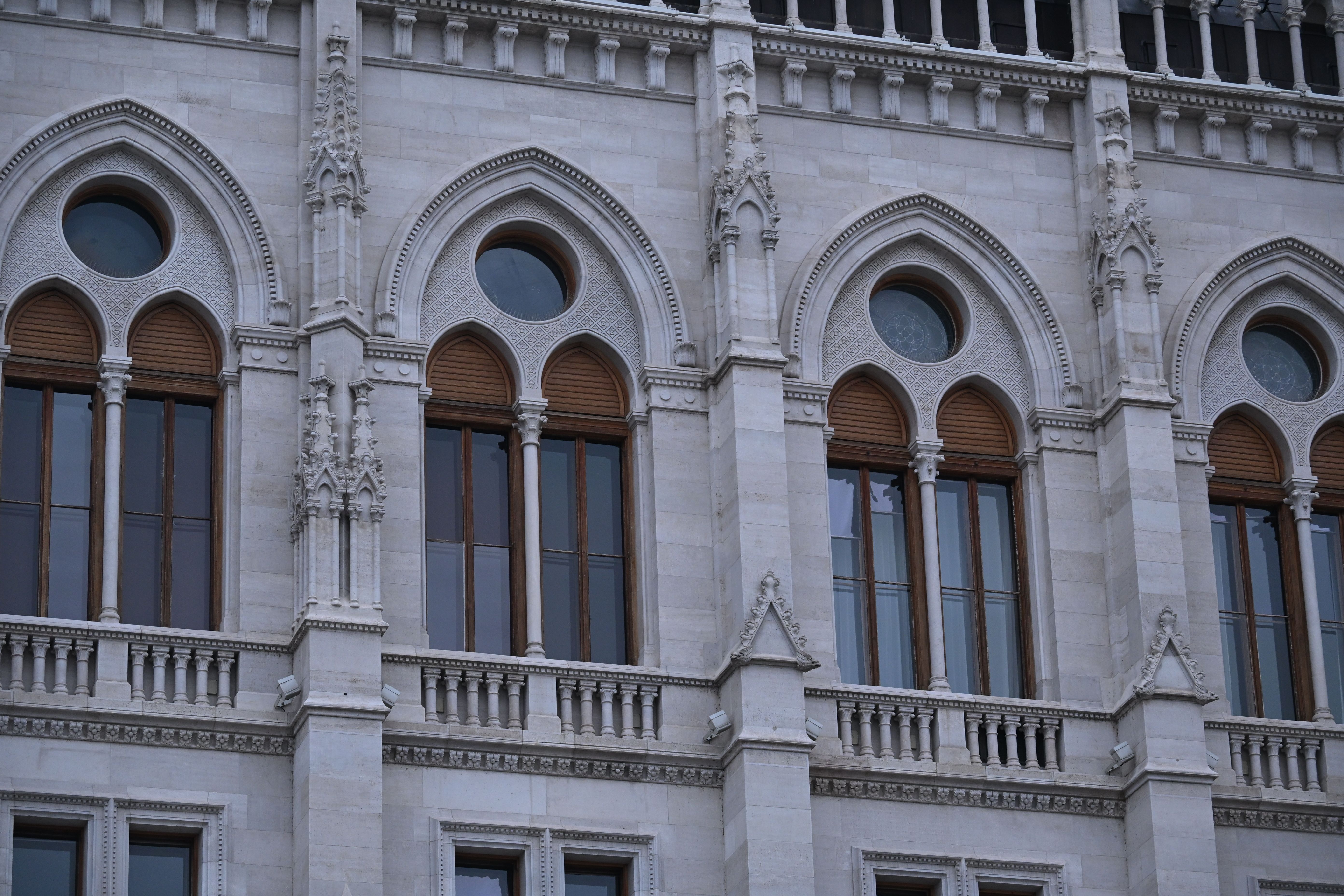 Gothic Architectural Detail of Historic Building · Free Stock Photo