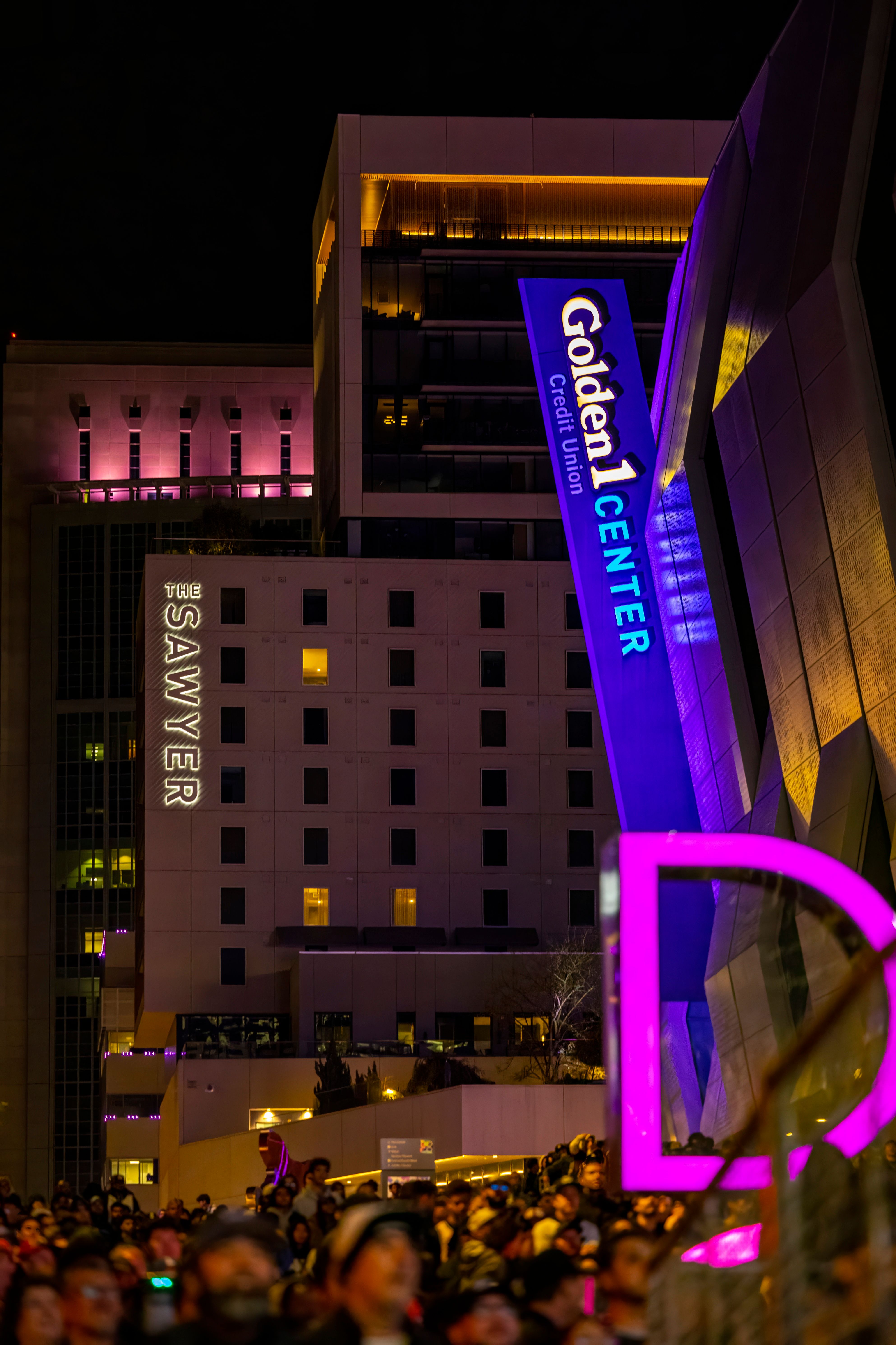 Golden 1 Center at Night in Sacramento · Free Stock Photo