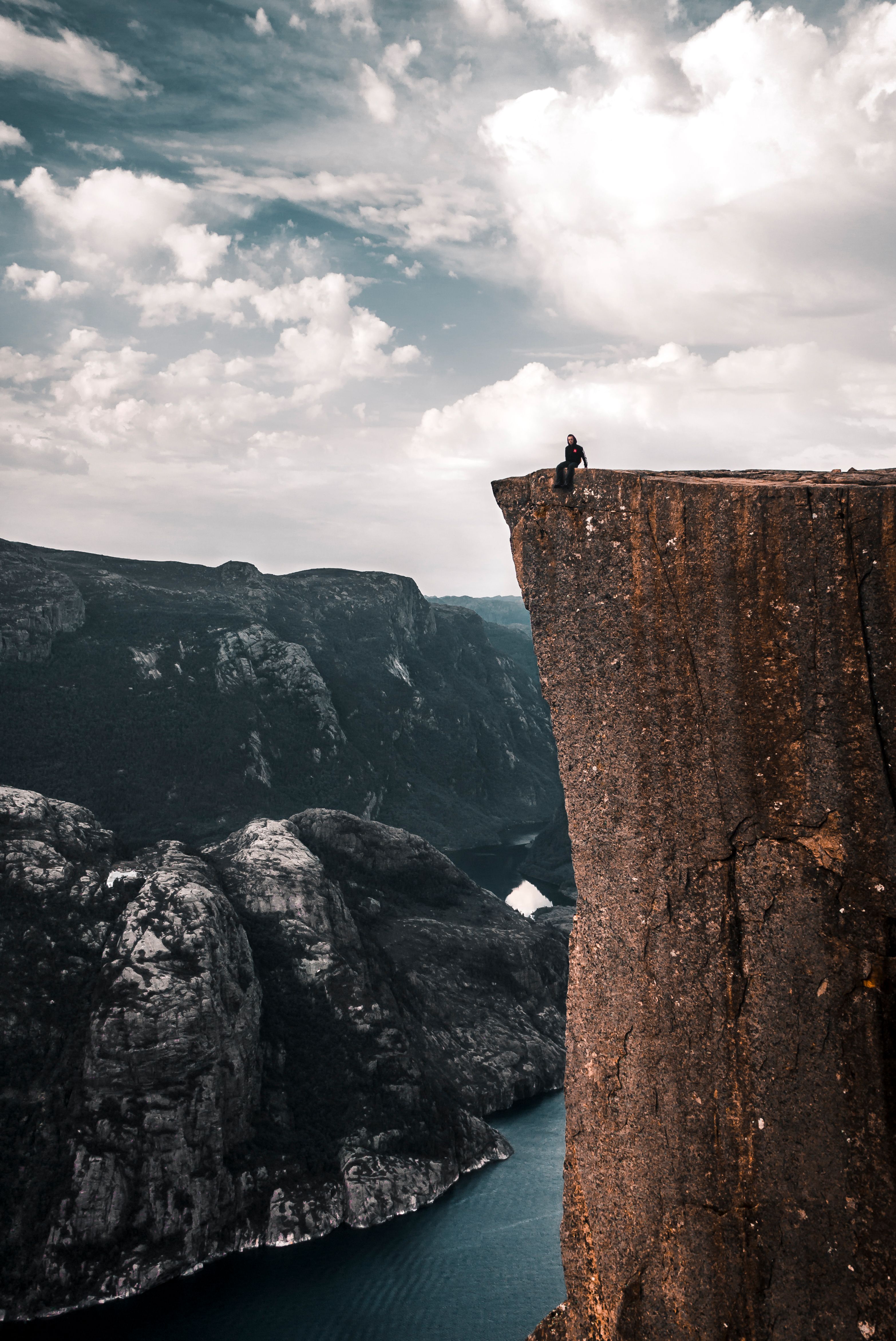 Fjord Cliff Sitting