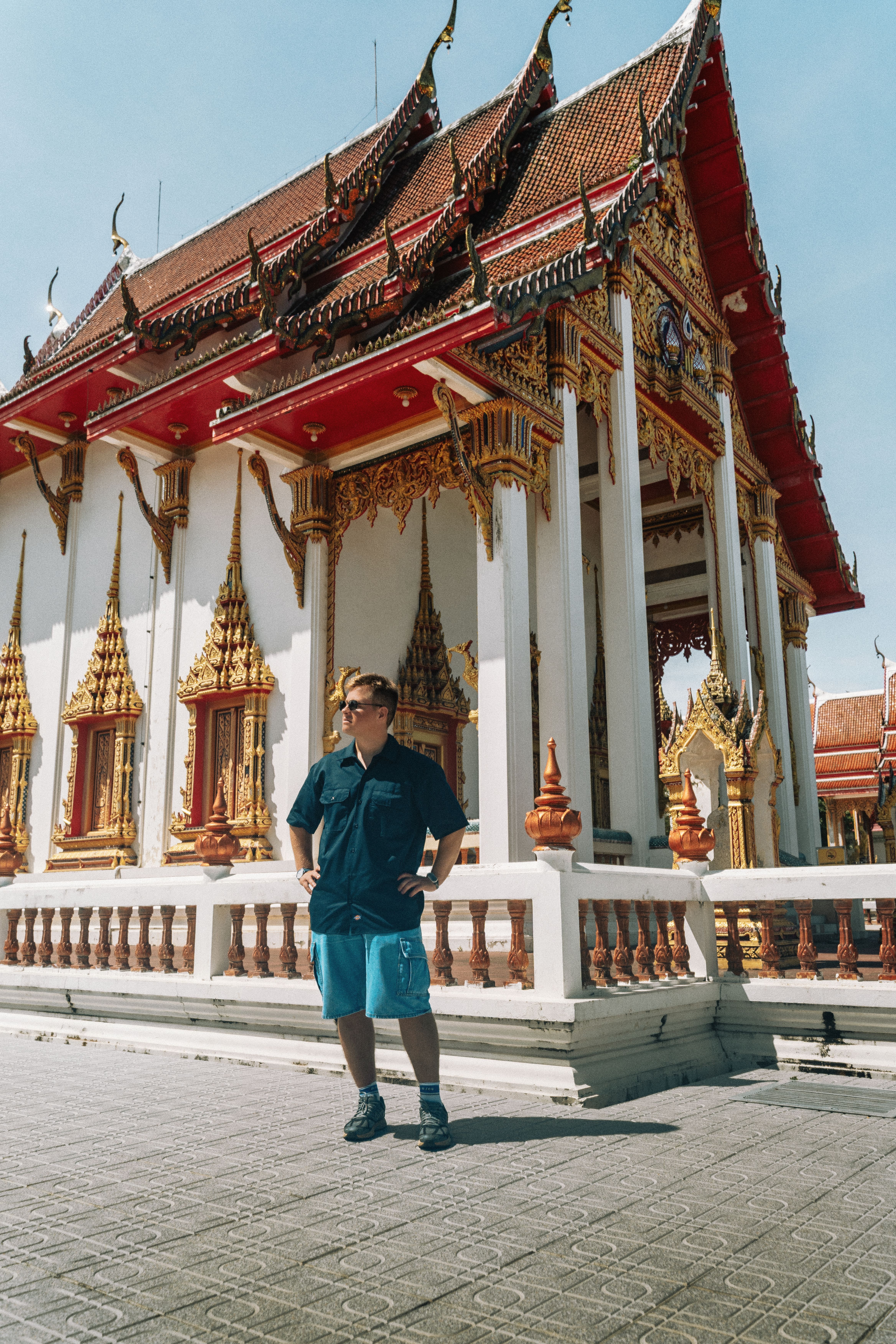 Tourist at Wat Chalong Temple in Phuket · Free Stock Photo