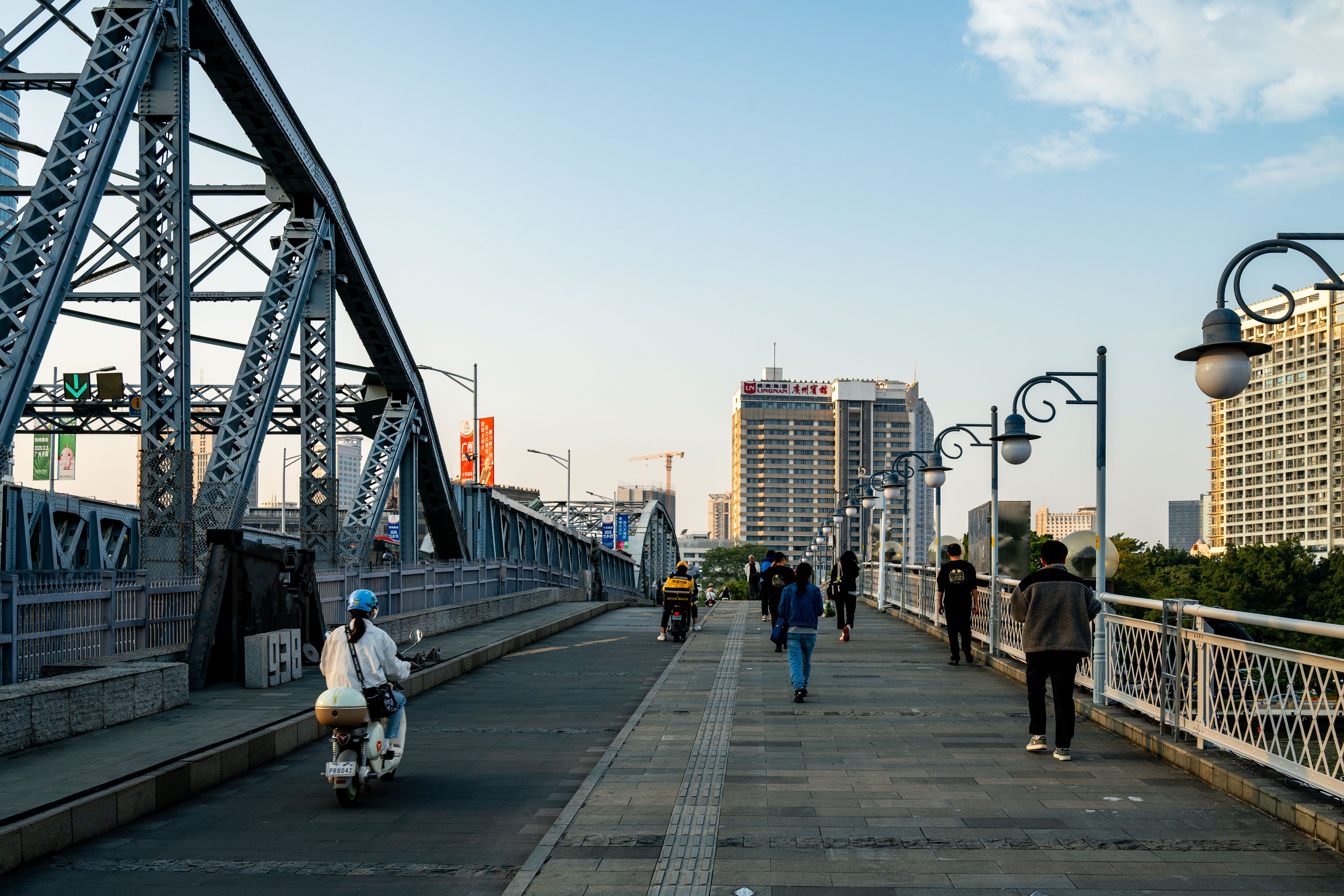 People Walking on Urban Bridge During Daytime · Free Stock Photo