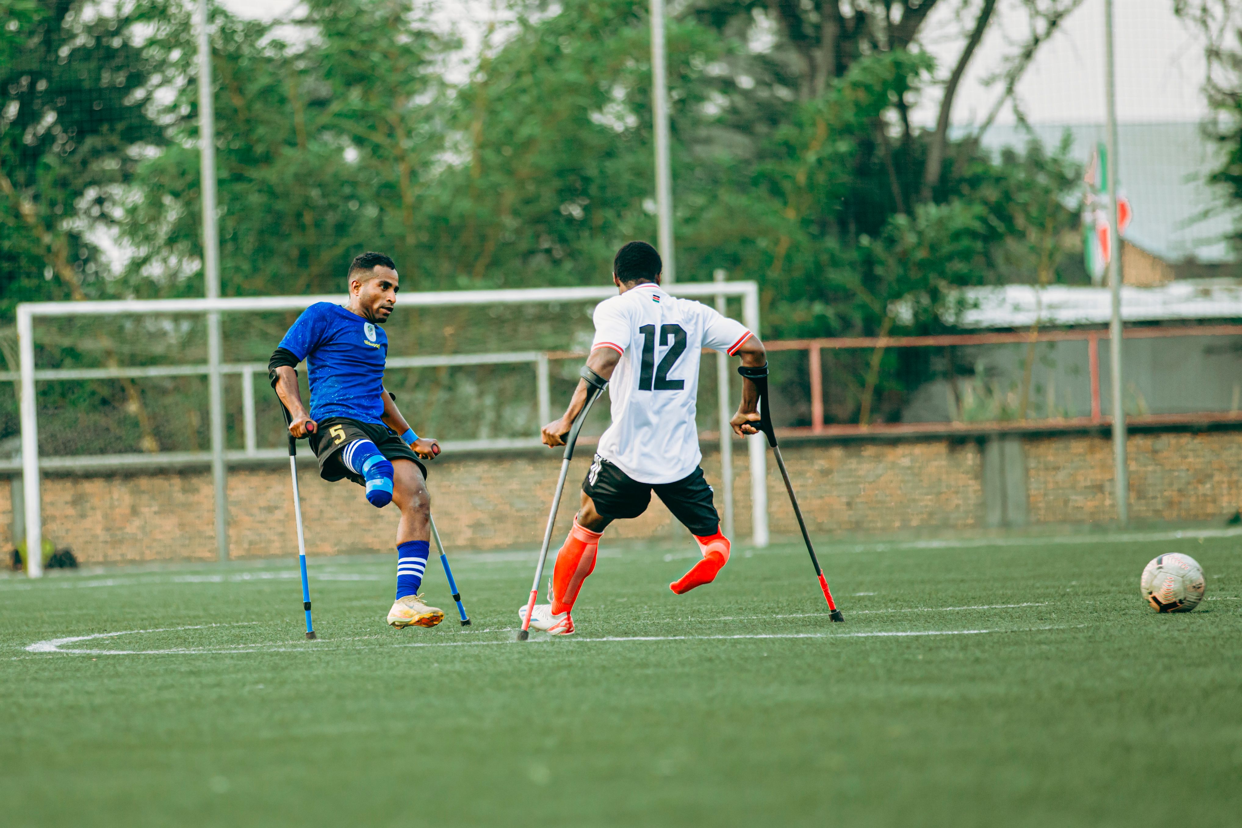 Inclusive Soccer Match for Disabled Athletes · Free Stock Photo