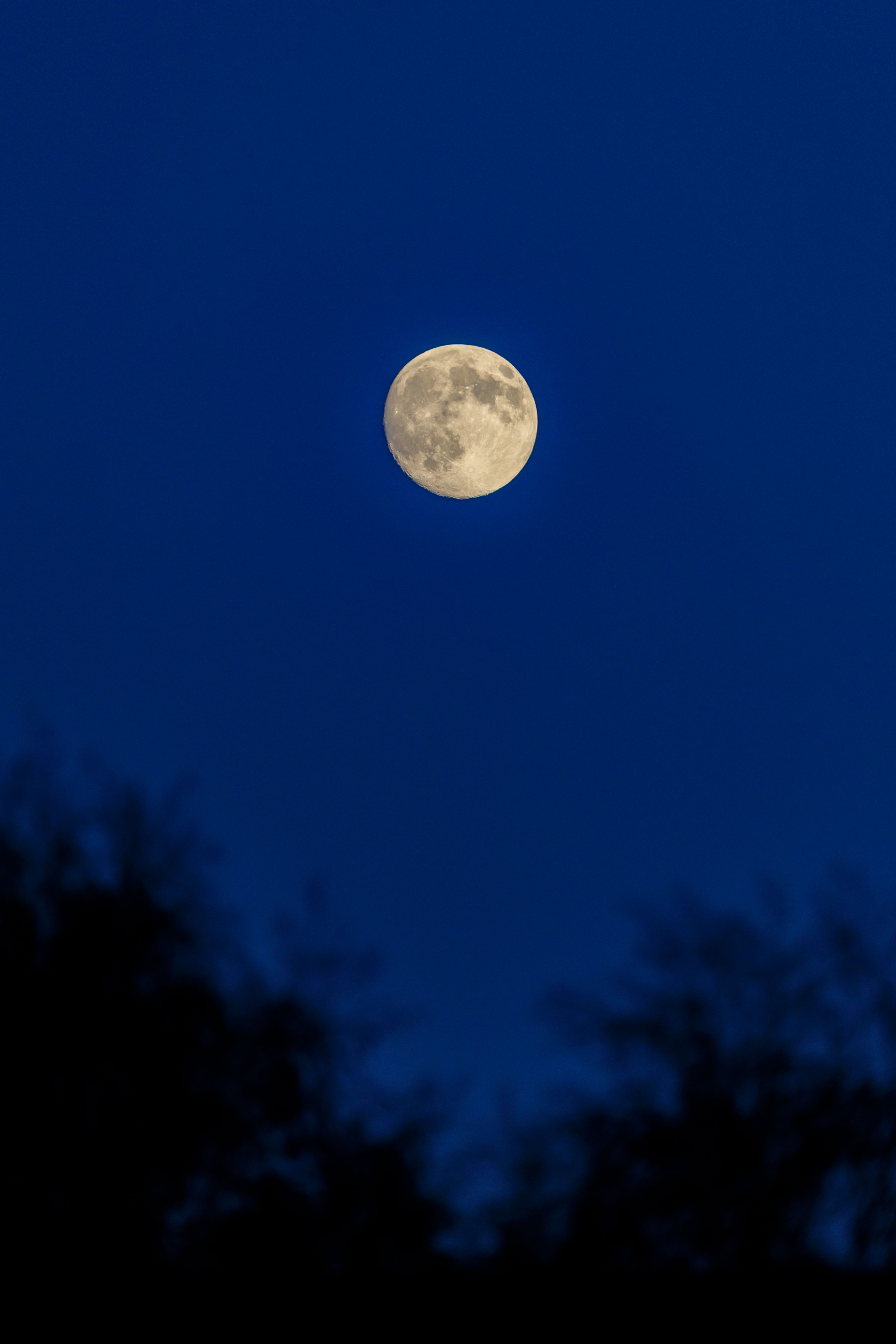 Full Moon in a Clear Night Sky over London · Free Stock Photo