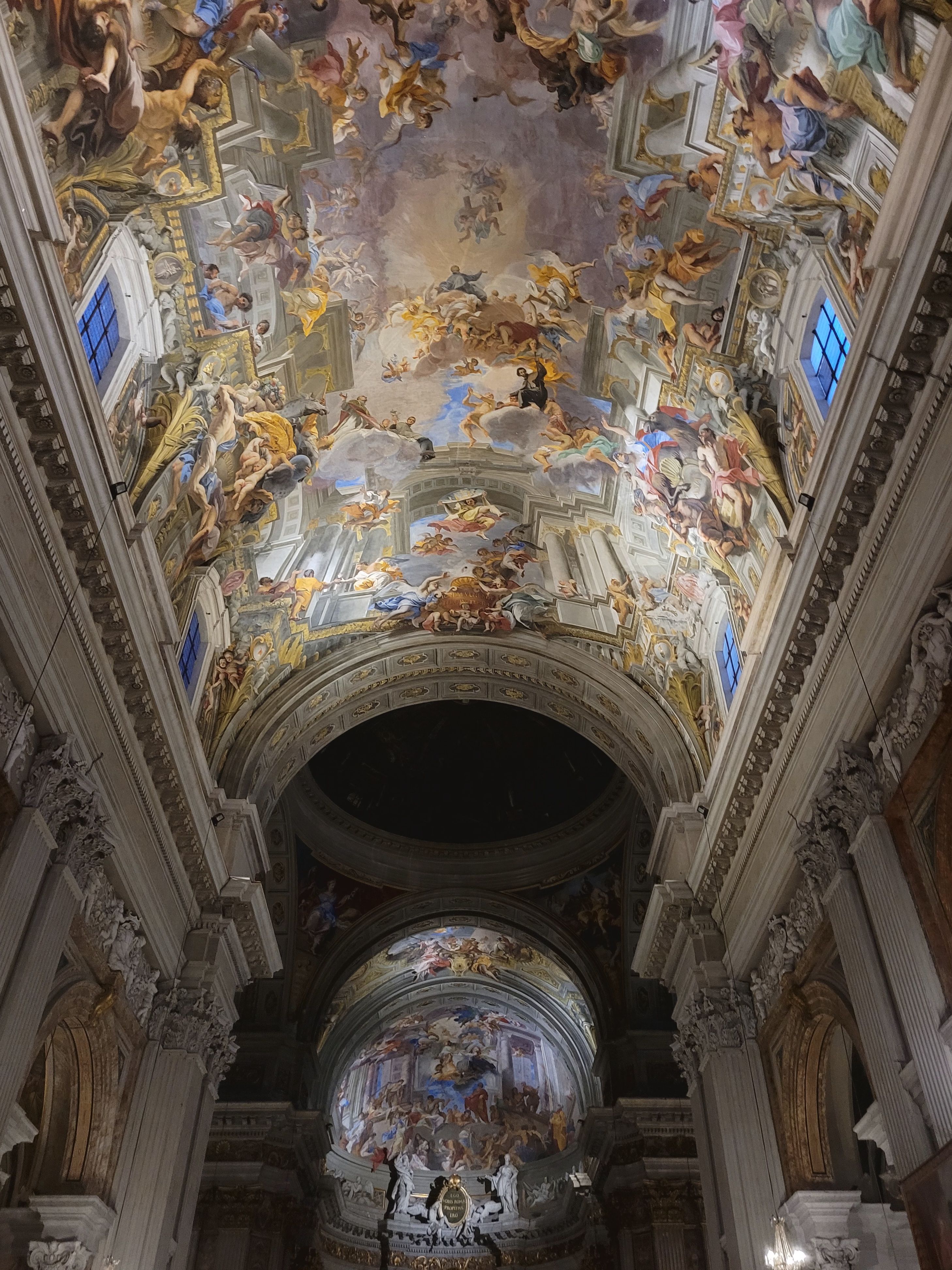 Stunning Fresco Ceiling in Ornate Baroque Church · Free Stock Photo