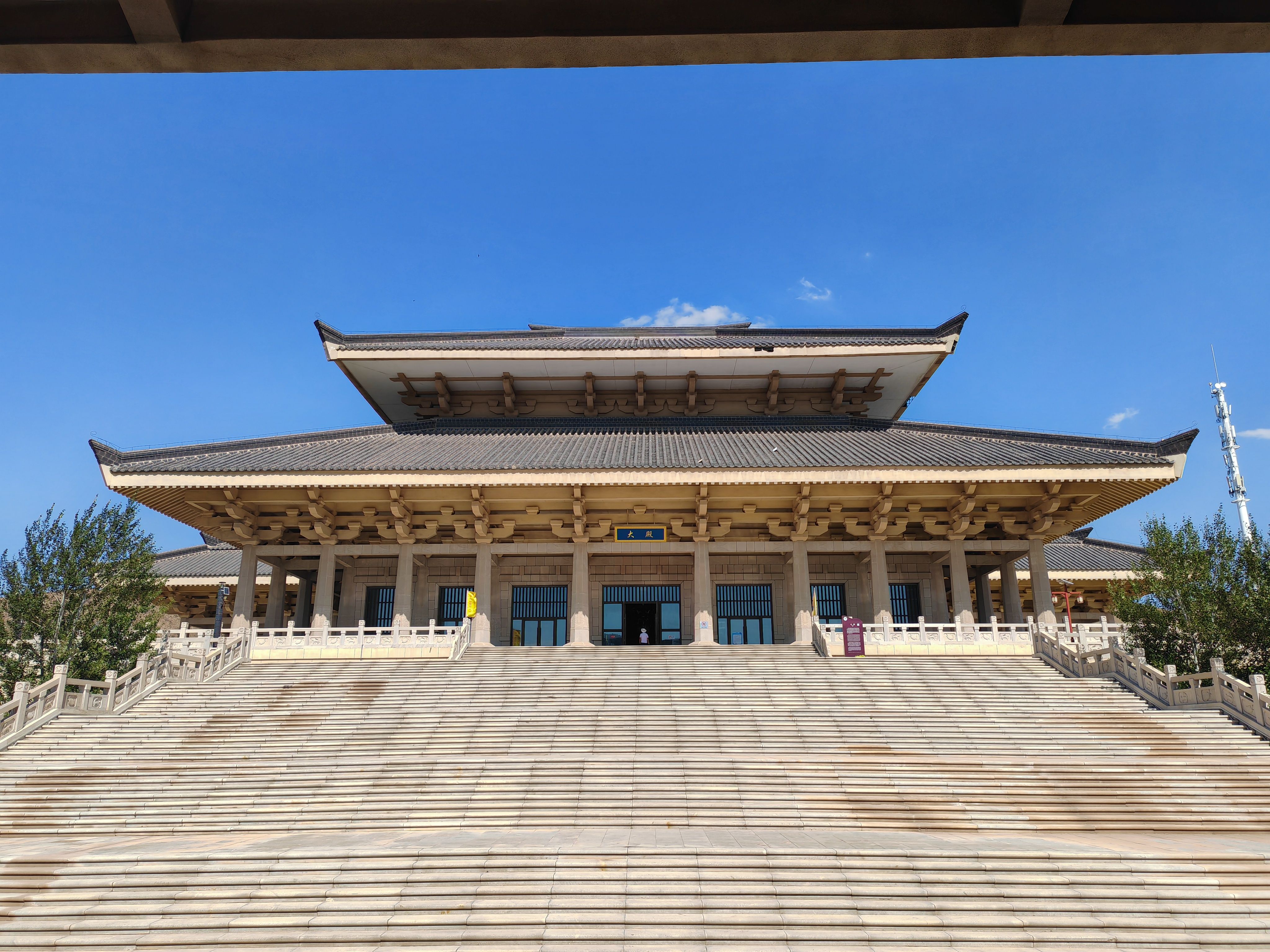 Majestic Asian Temple Under Clear Blue Sky · Free Stock Photo