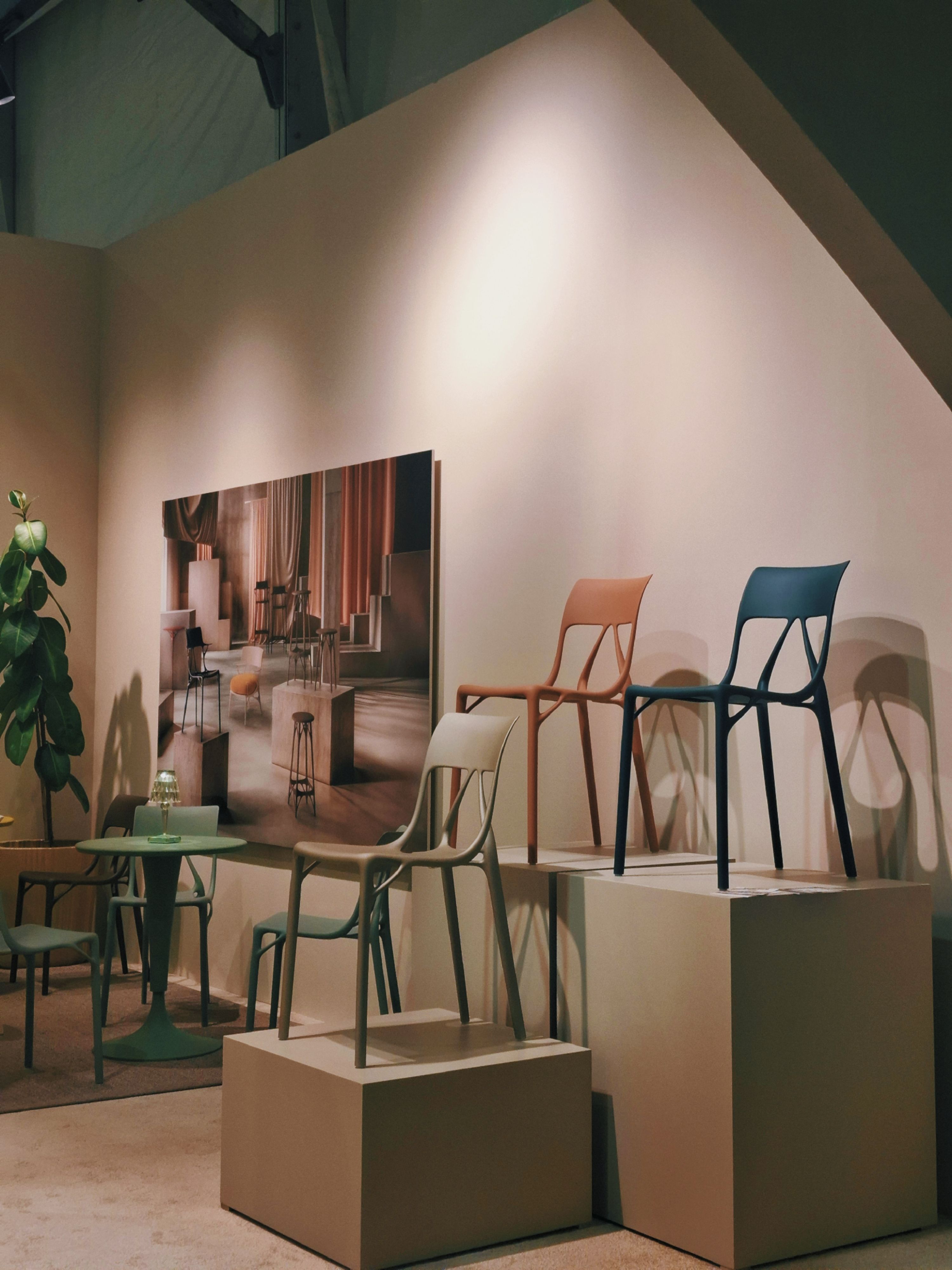 Modern Interior with Contemporary Designer Chairs · Free Stock Photo