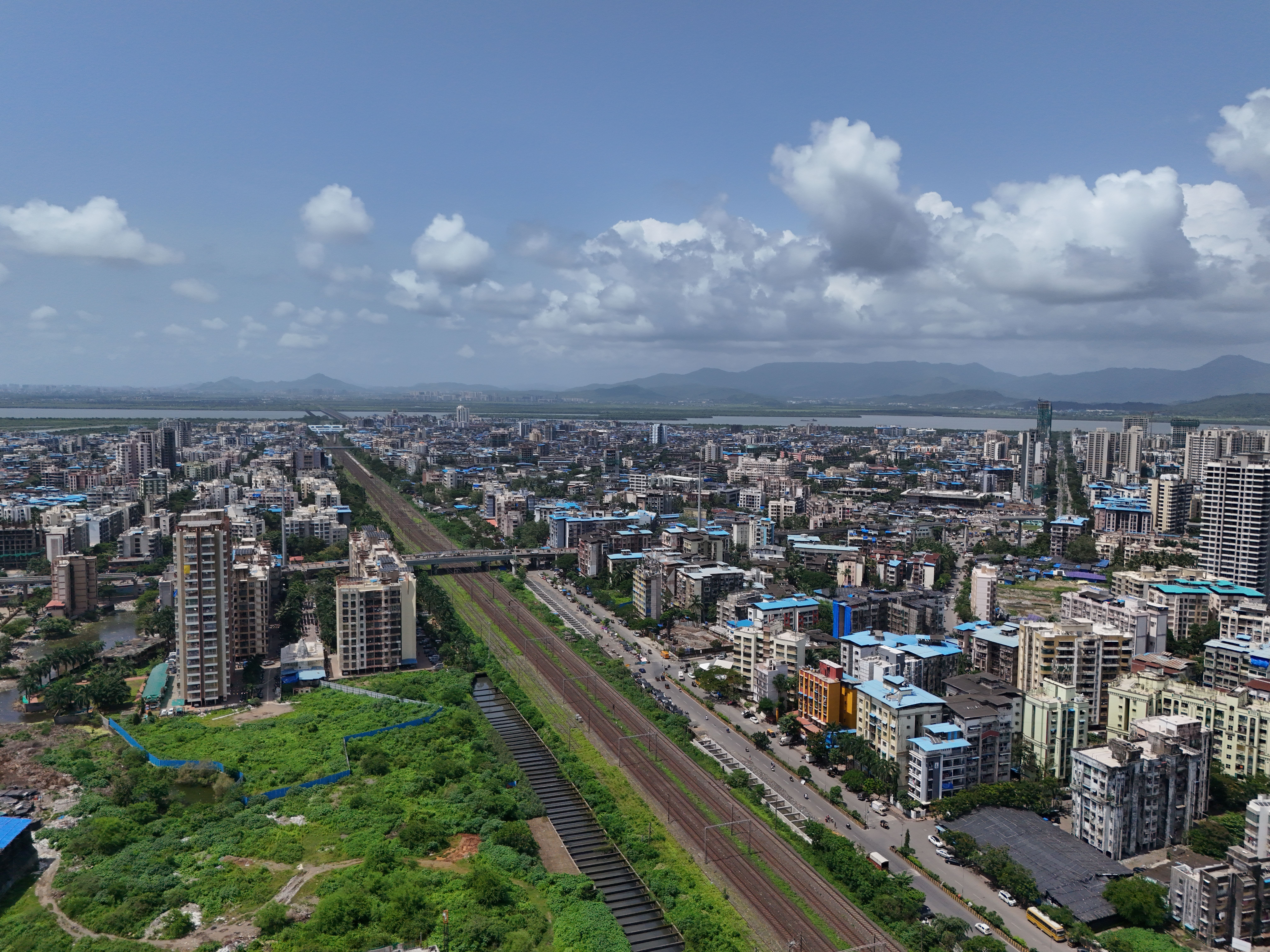 Panoramic Aerial View of Mumbai Cityscape · Free Stock Photo