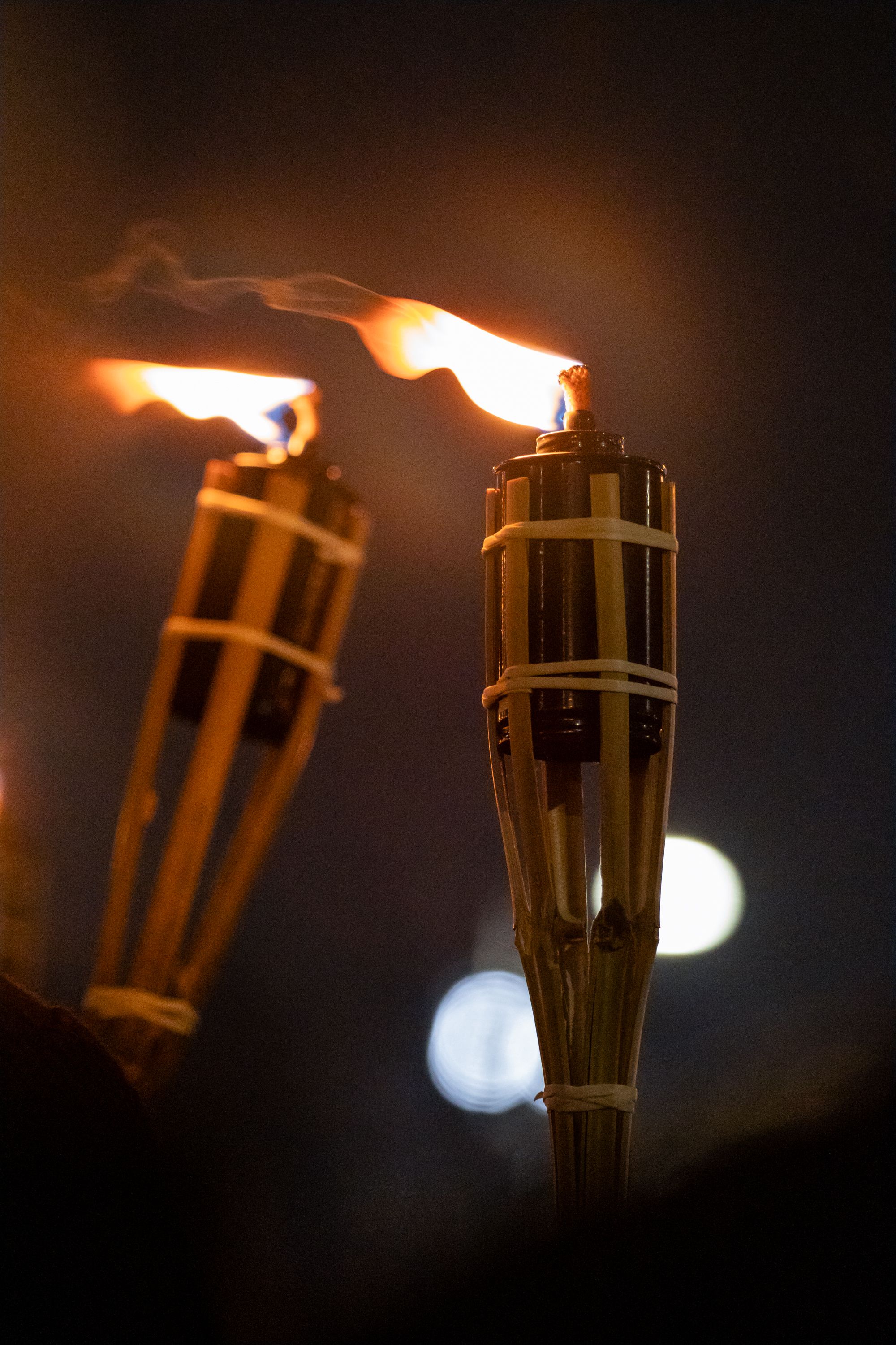 Traditional Torchlight Ceremony in Riga Night · Free Stock Photo