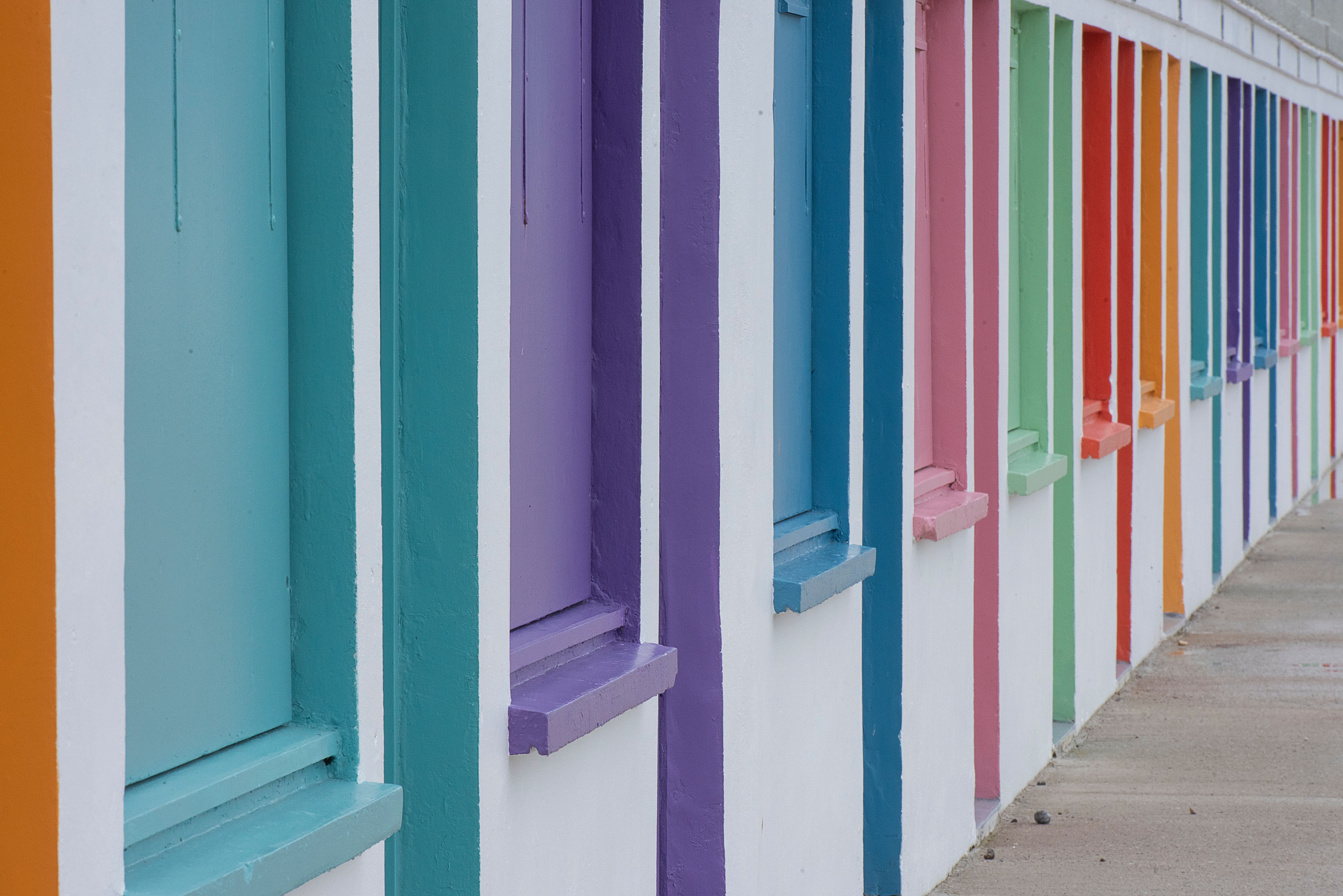 Colorful Columns · Free Stock Photo