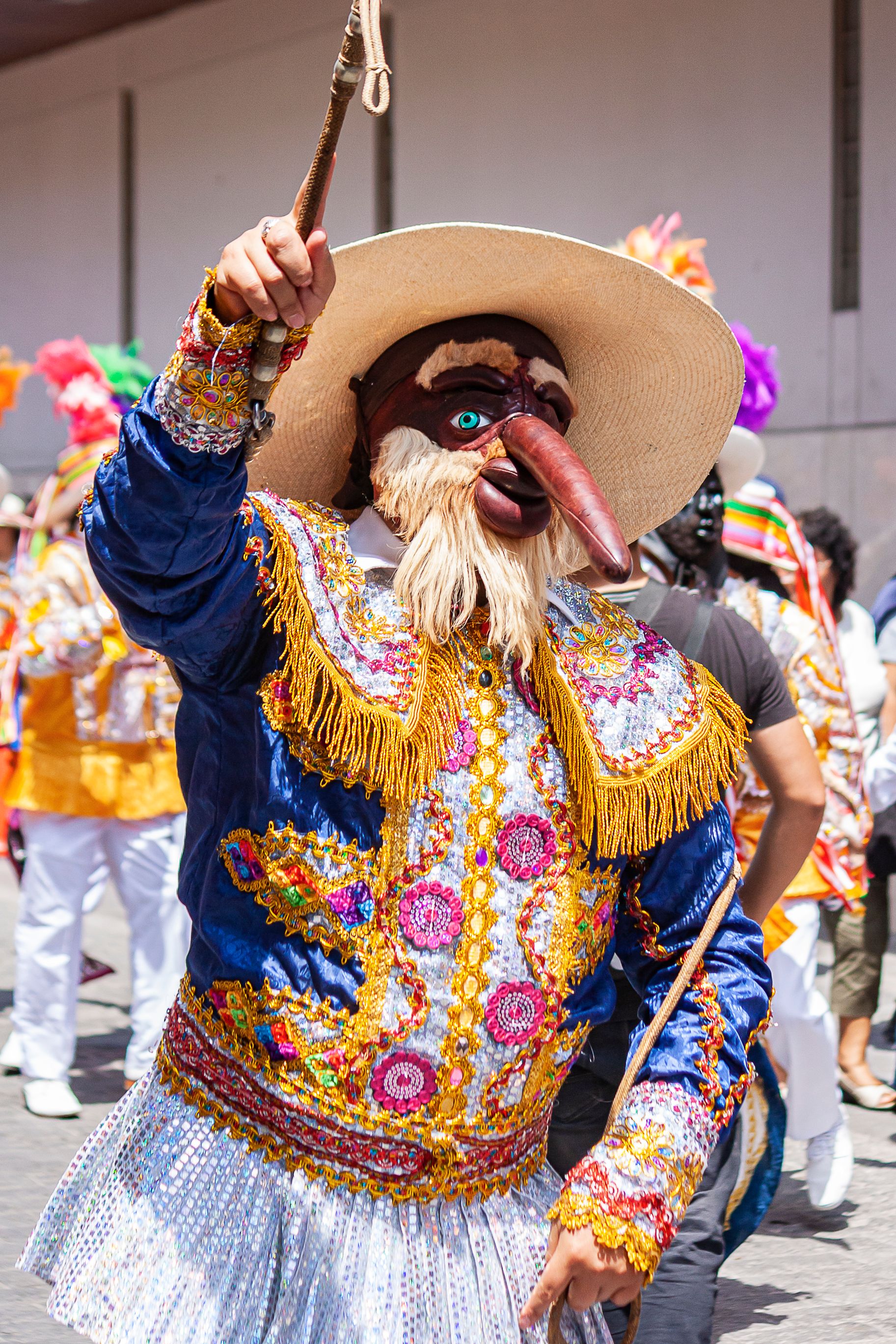 Traditional Peruvian Festival Costume Parade · Free Stock Photo
