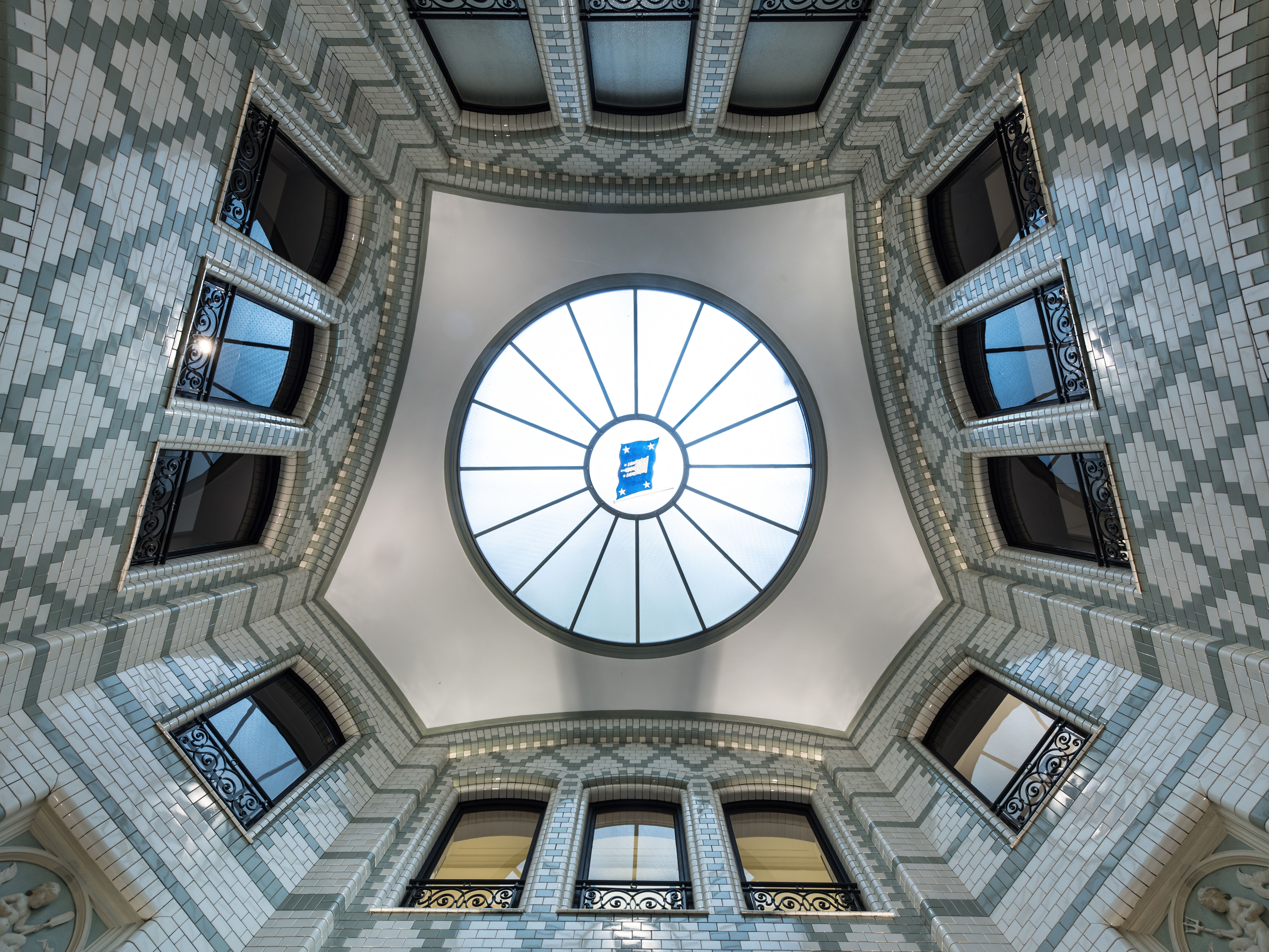 Elegant Interior Dome in Historic Hamburg Building · Free Stock Photo