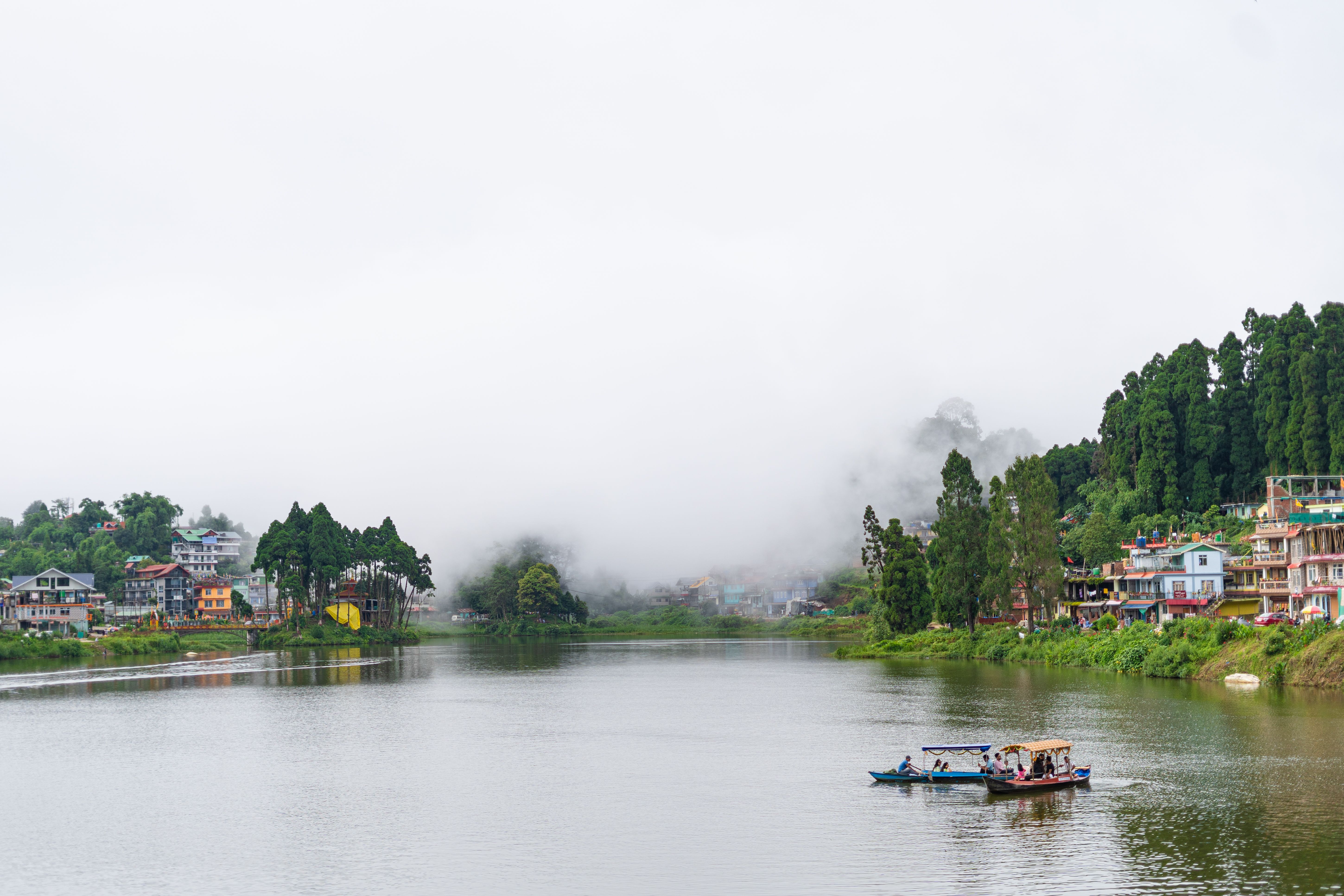 Mist Over Mirik Lake in West Bengal, India · Free Stock Photo