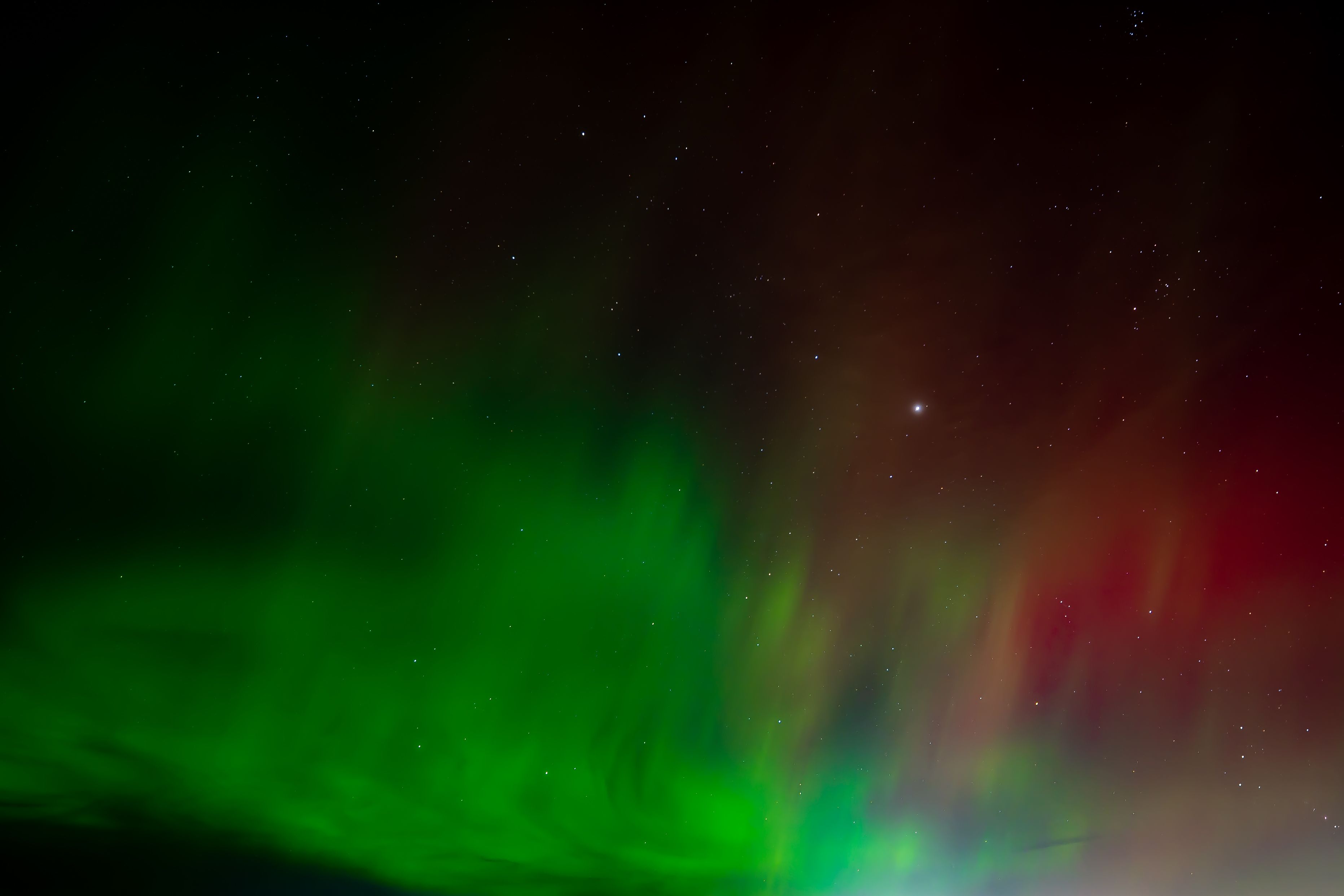 Stunning Aurora Borealis in British Columbia Night Sky · Free Stock Photo