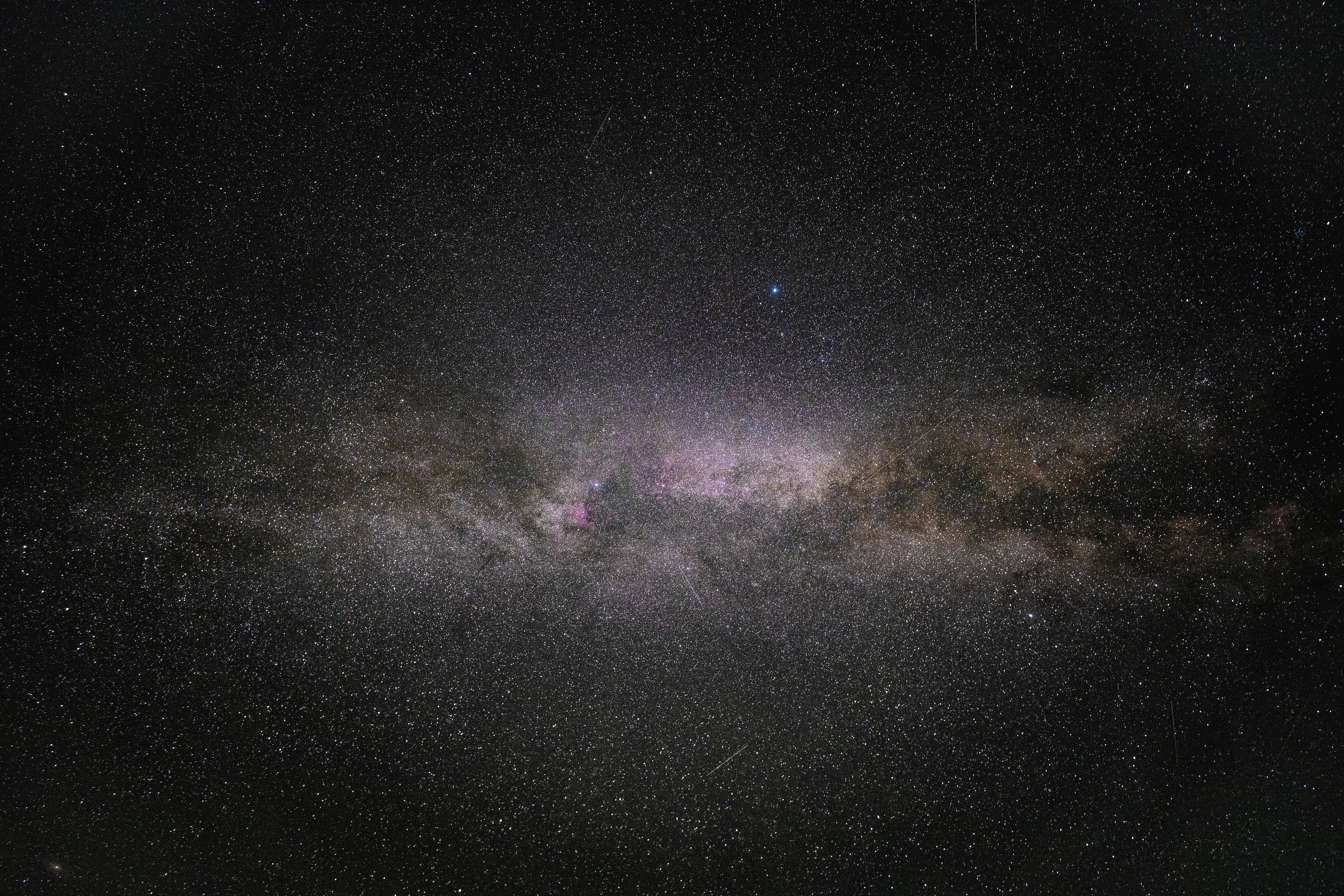 Stunning View of the Milky Way Galaxy at Night · Free Stock Photo