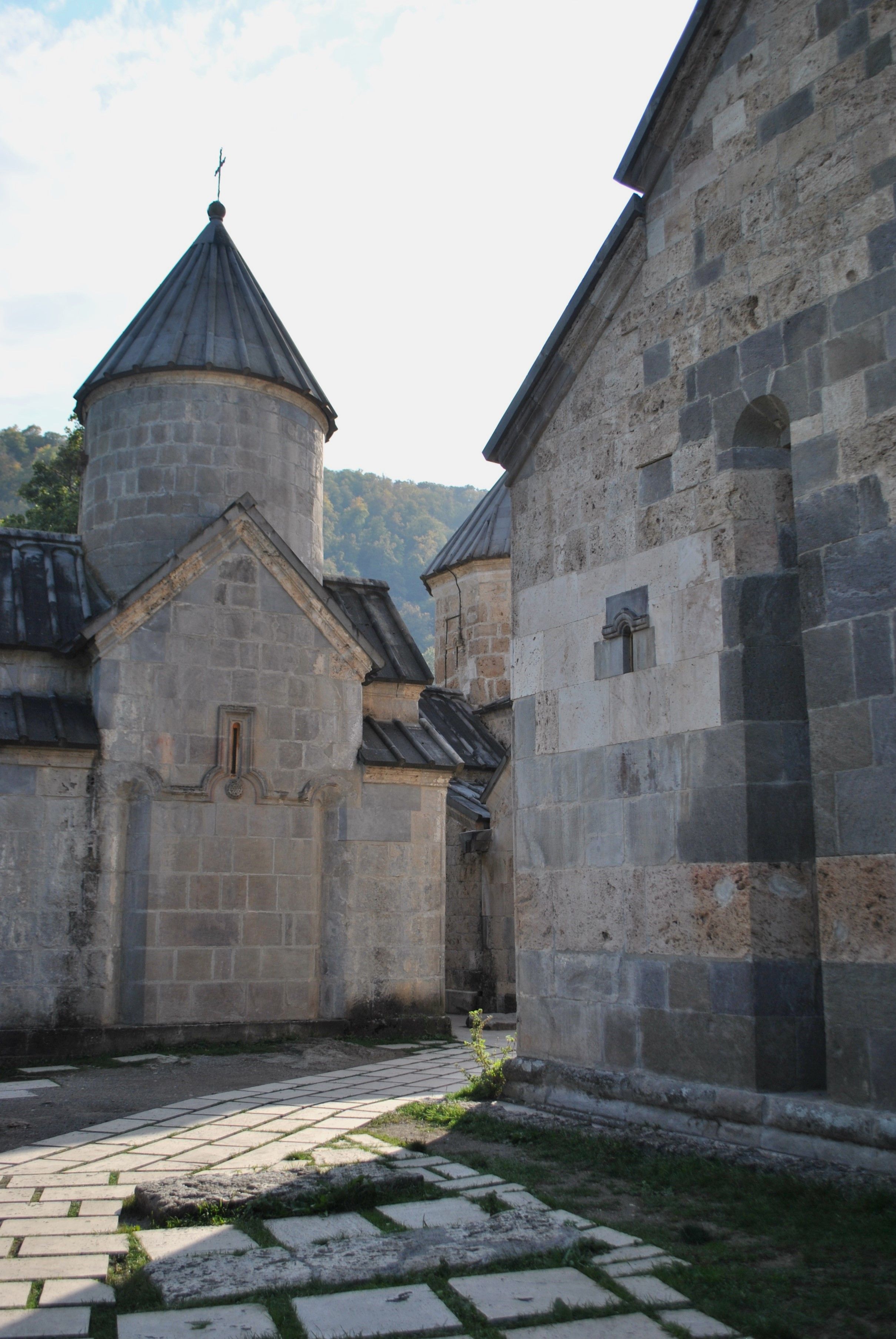 Ancient Stone Church Architecture with Towers · Free Stock Photo