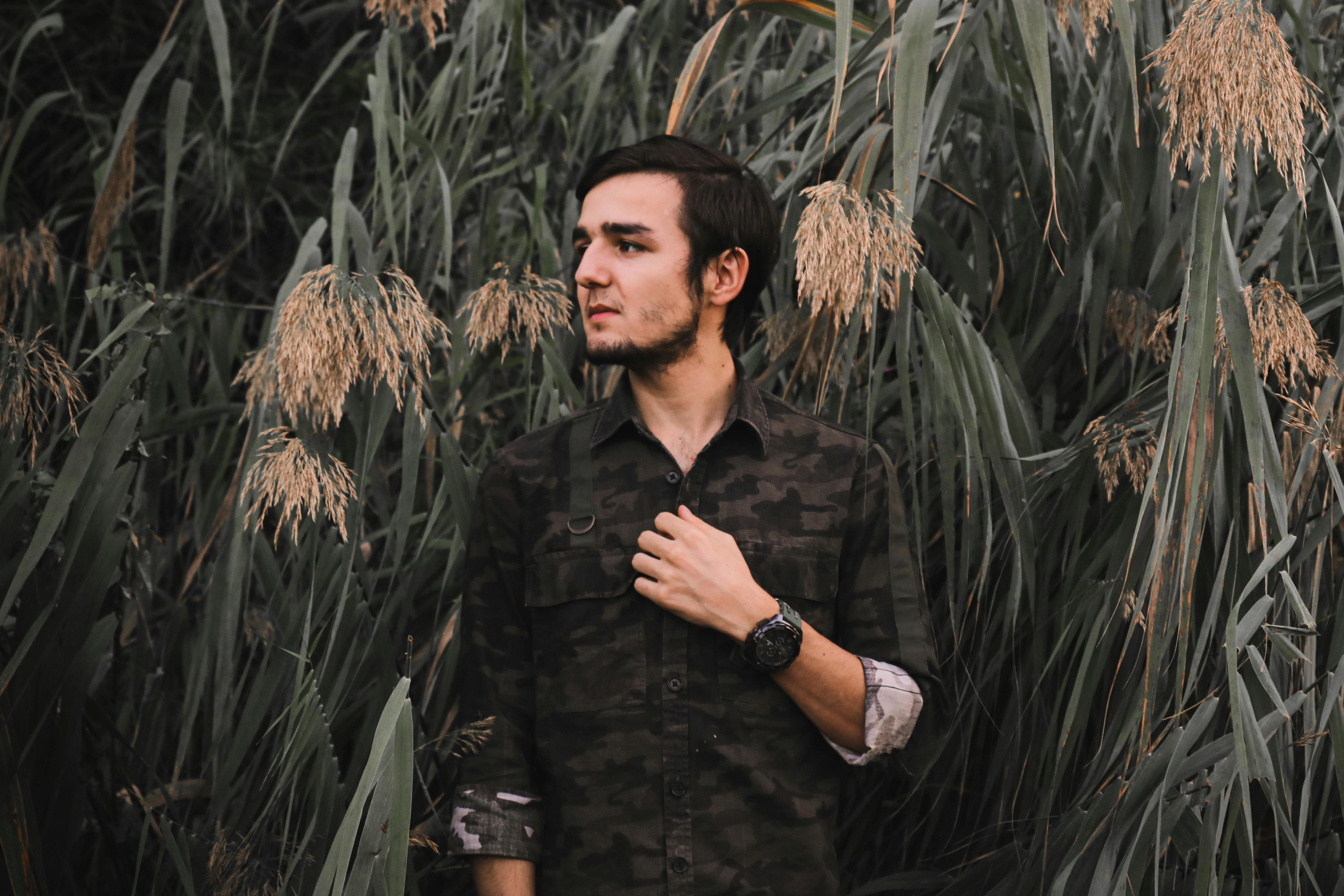 Portrait of Man with Watch · Free Stock Photo