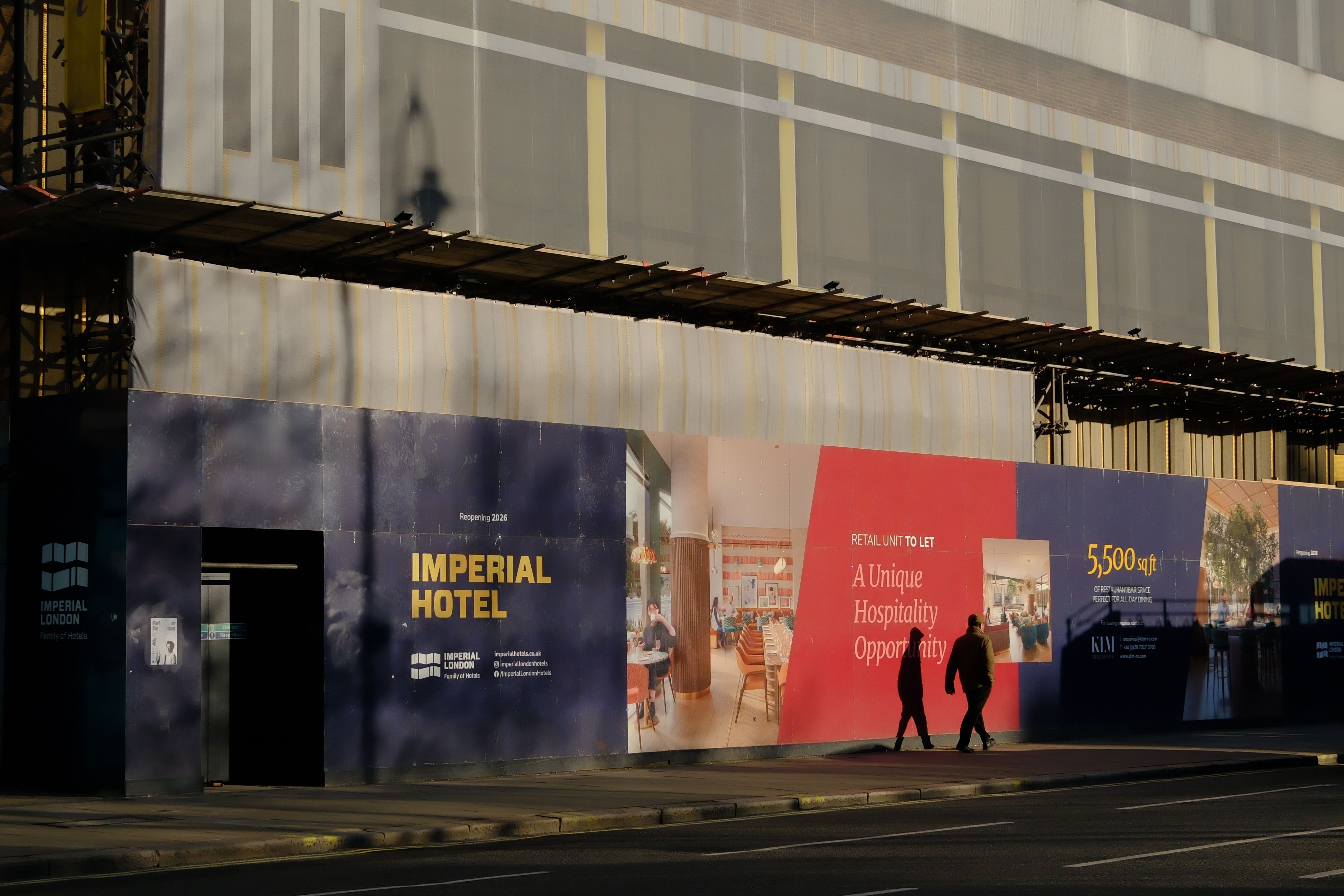 Imperial Hotel Construction Site in London · Free Stock Photo
