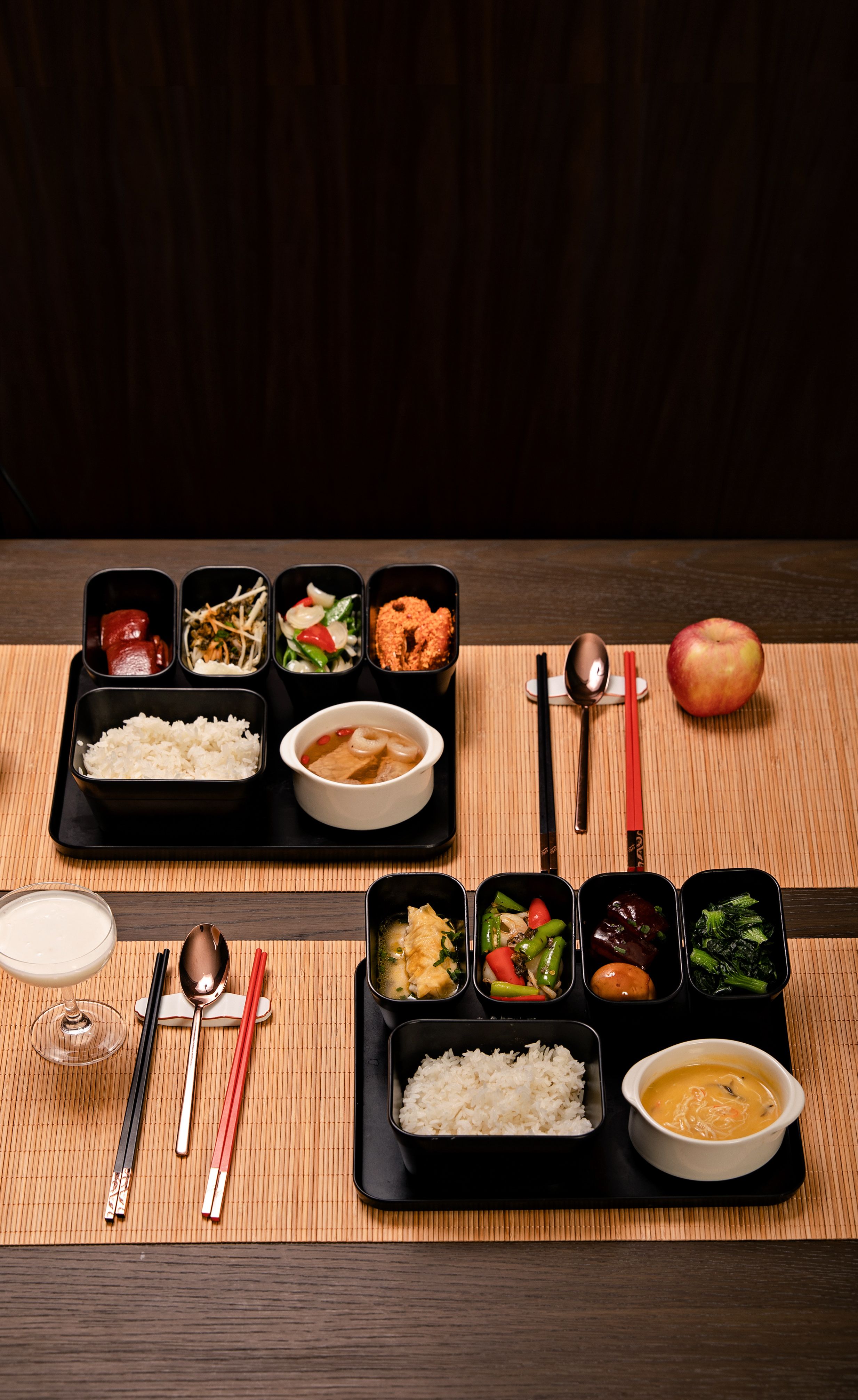 Traditional Japanese Bento Box Meal Display · Free Stock Photo