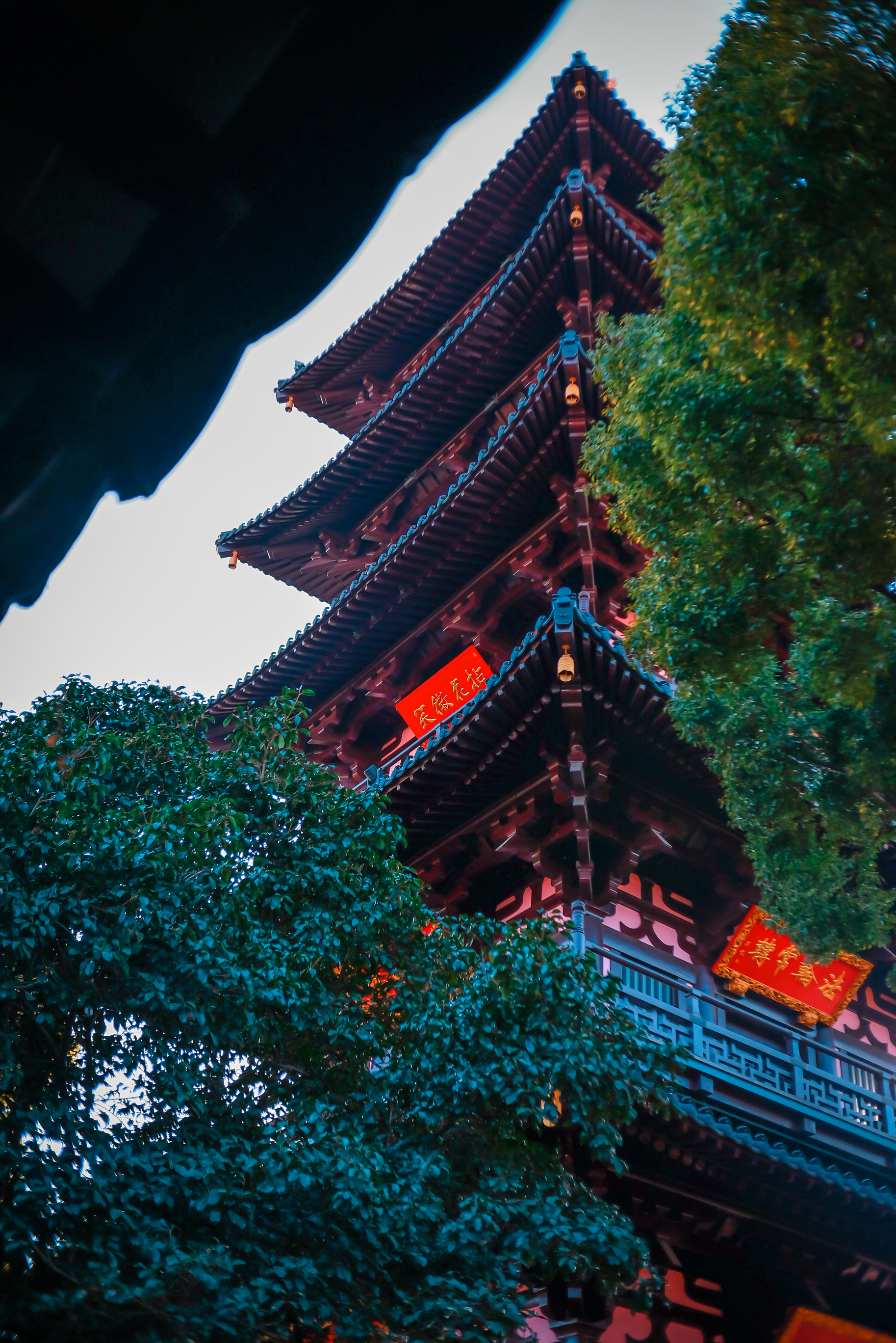 Traditional Chinese Pagoda Amidst Greenery · Free Stock Photo