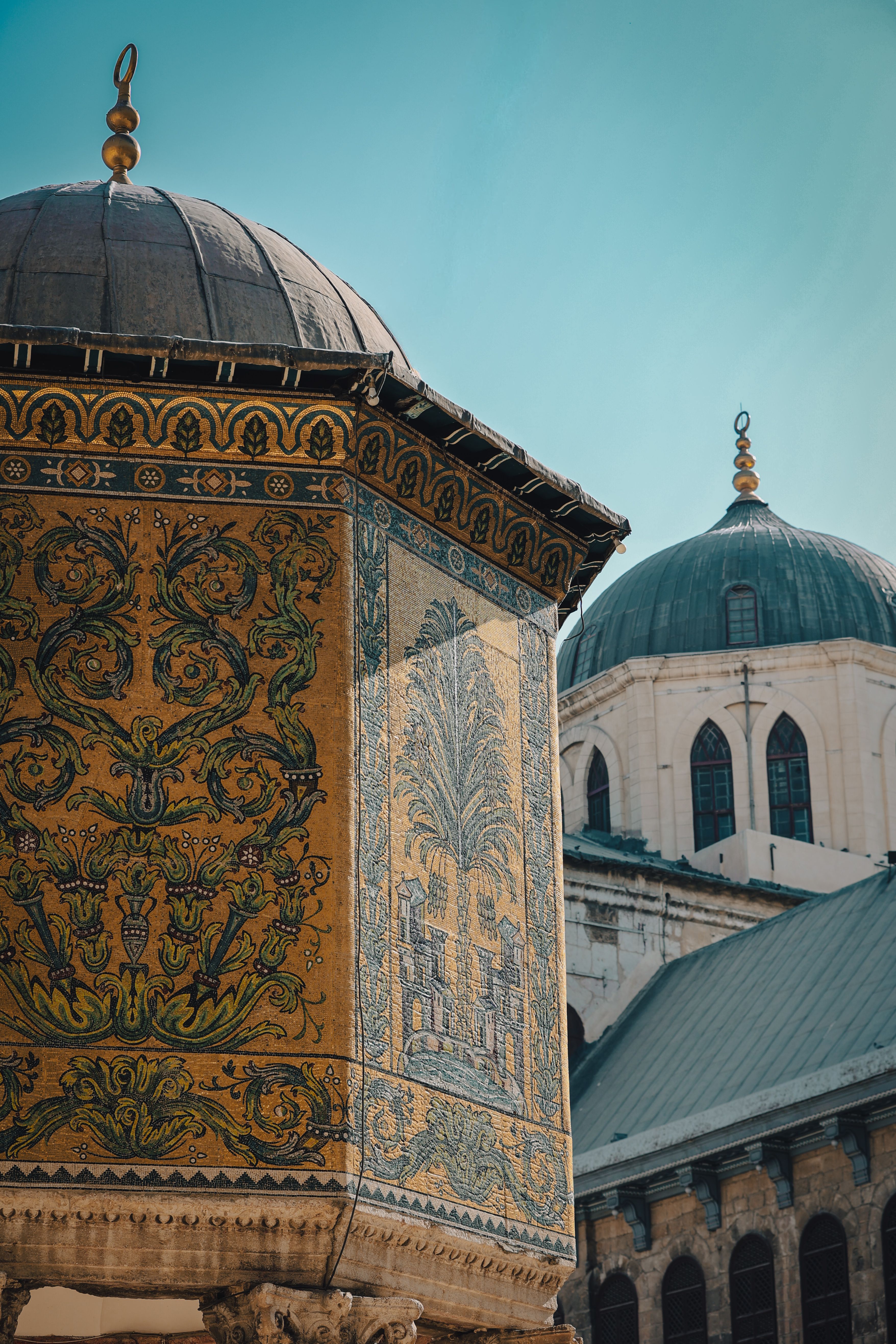 Ornate Architecture of Umayyad Mosque, Damascus · Free Stock Photo