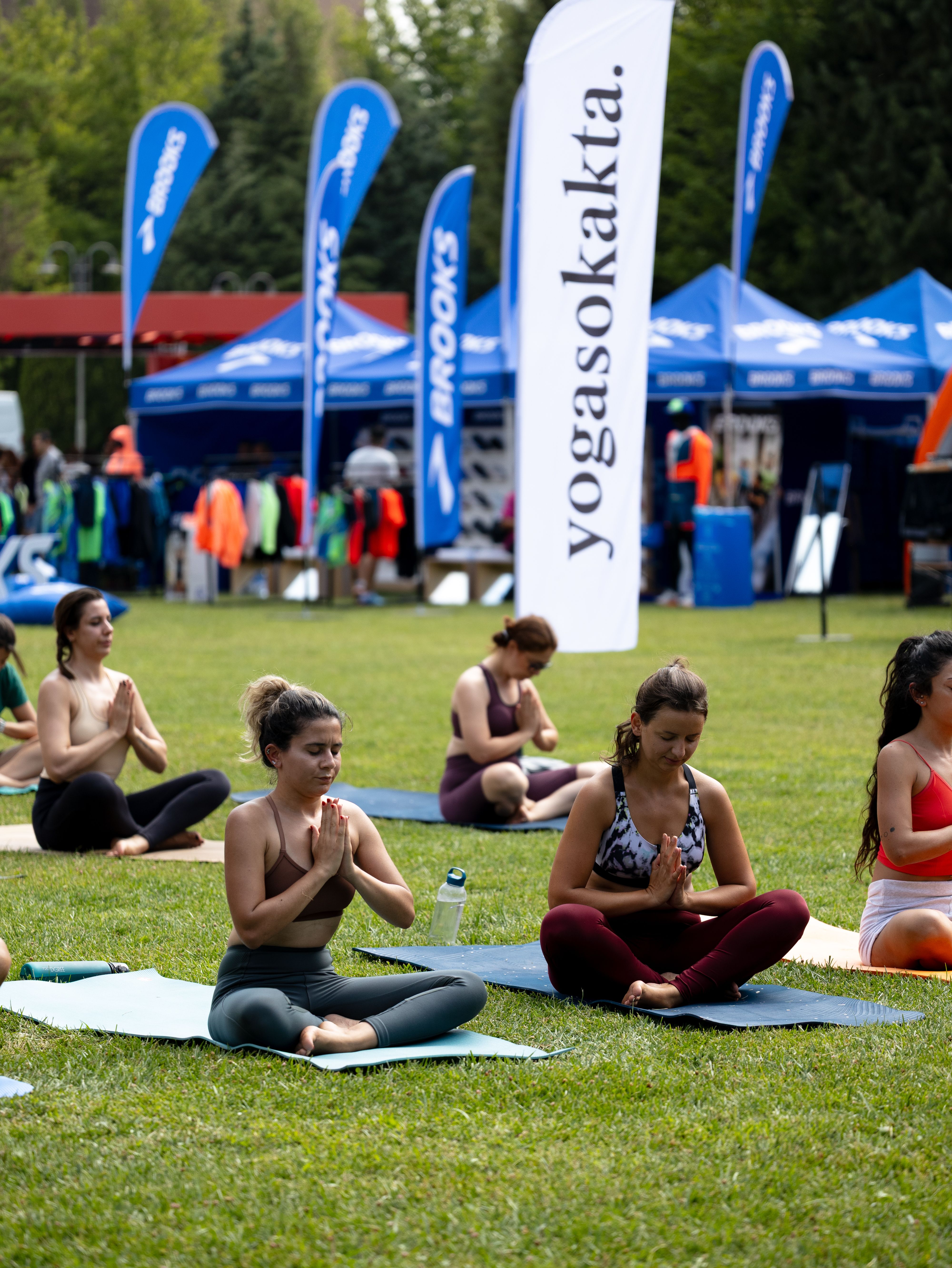 Outdoor Yoga Event with Meditation Practice · Free Stock Photo