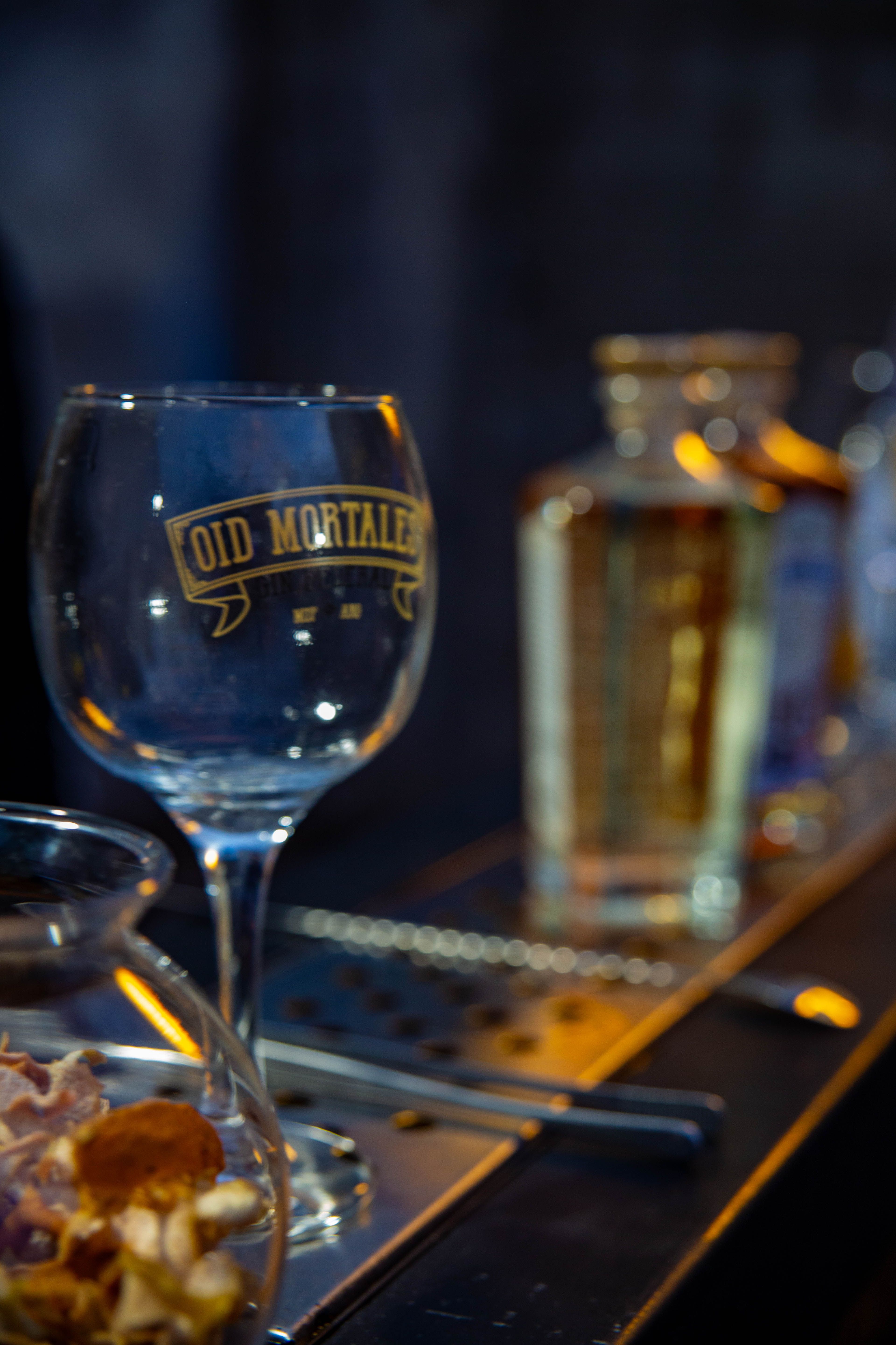 Close-Up of Bar Counter with Cocktail Ingredients · Free Stock Photo