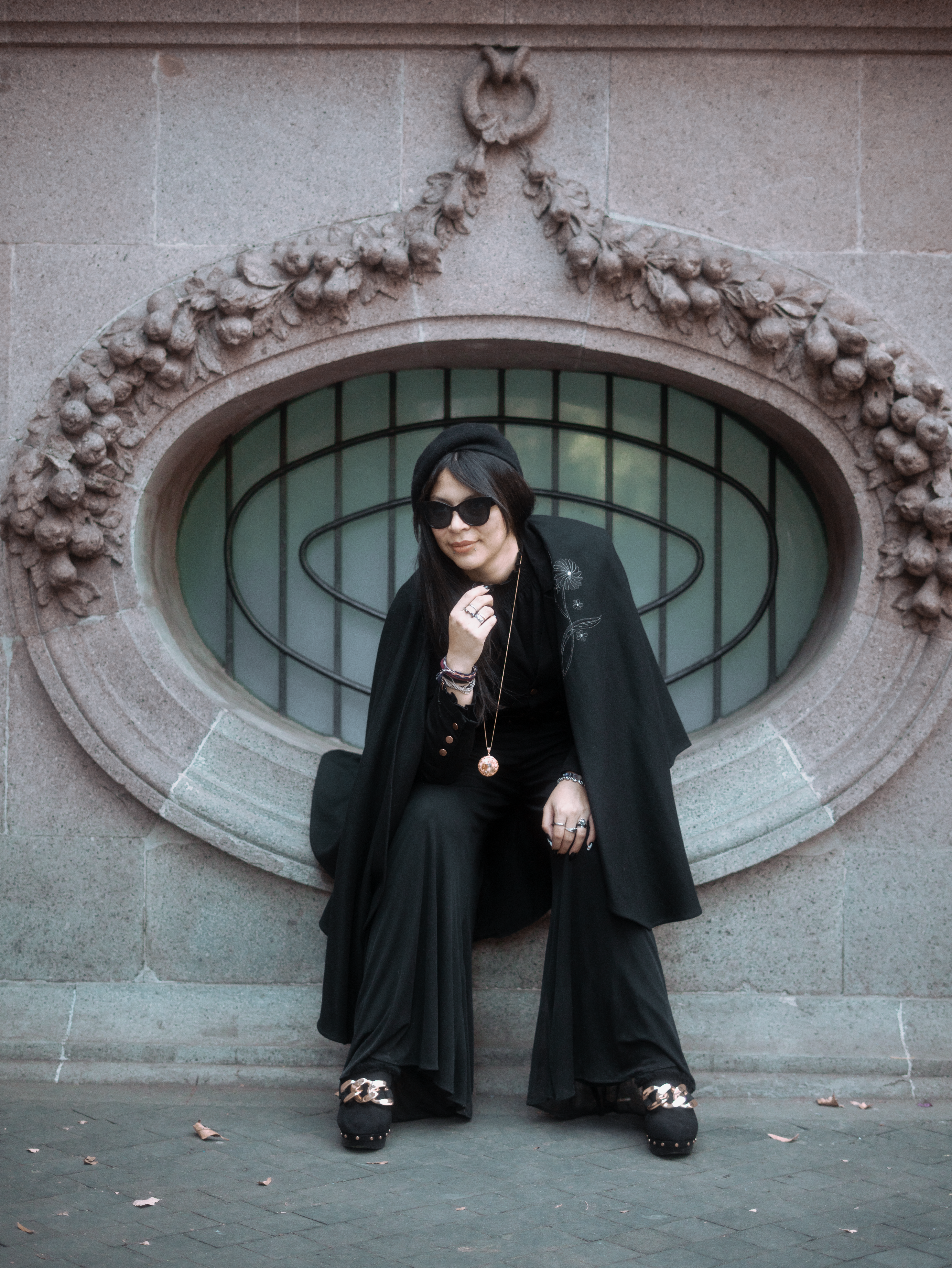 Stylish Model in Gothic Fashion in Mexico City · Free Stock Photo