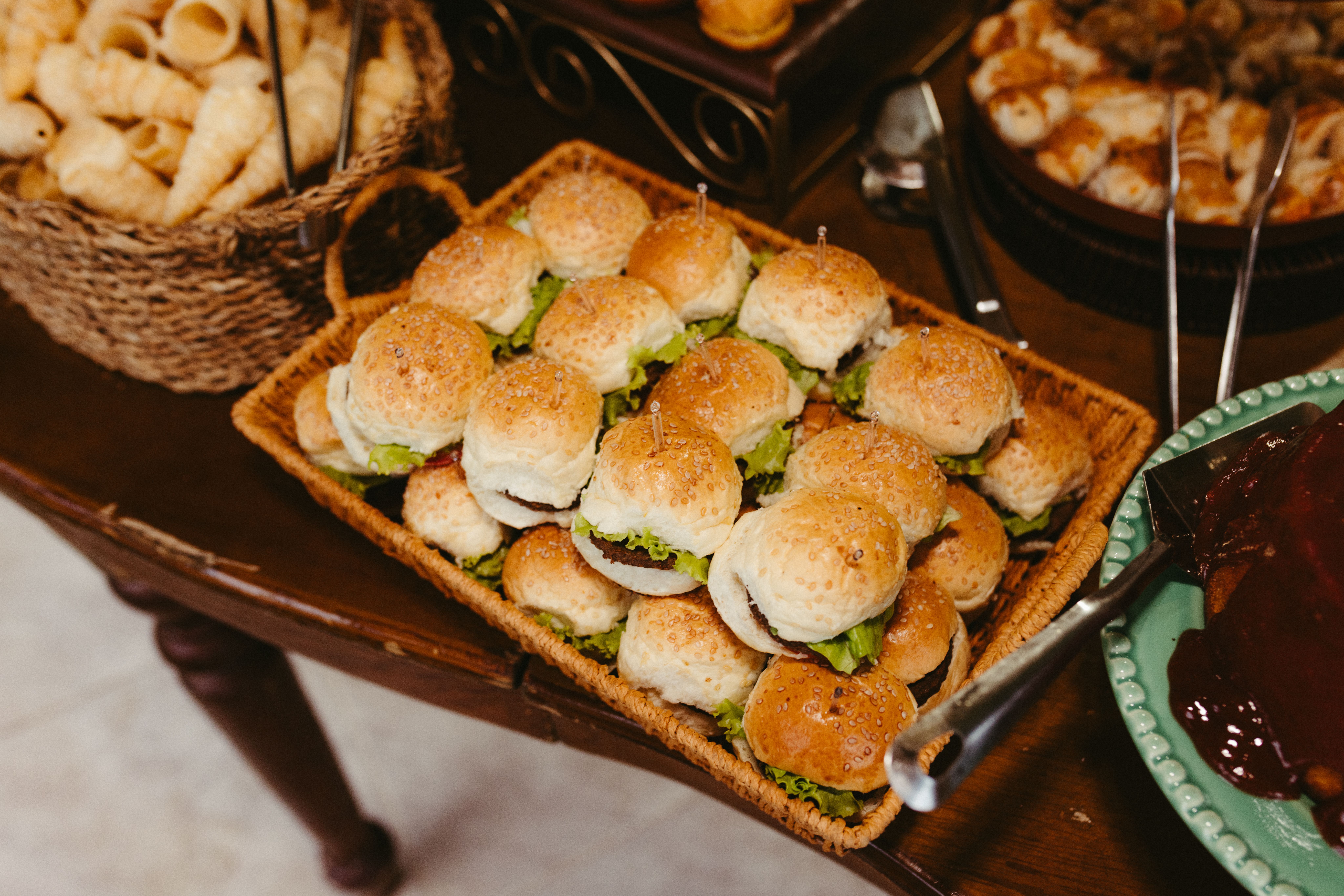 Assorted Mini Slider Platter for Party Event · Free Stock Photo