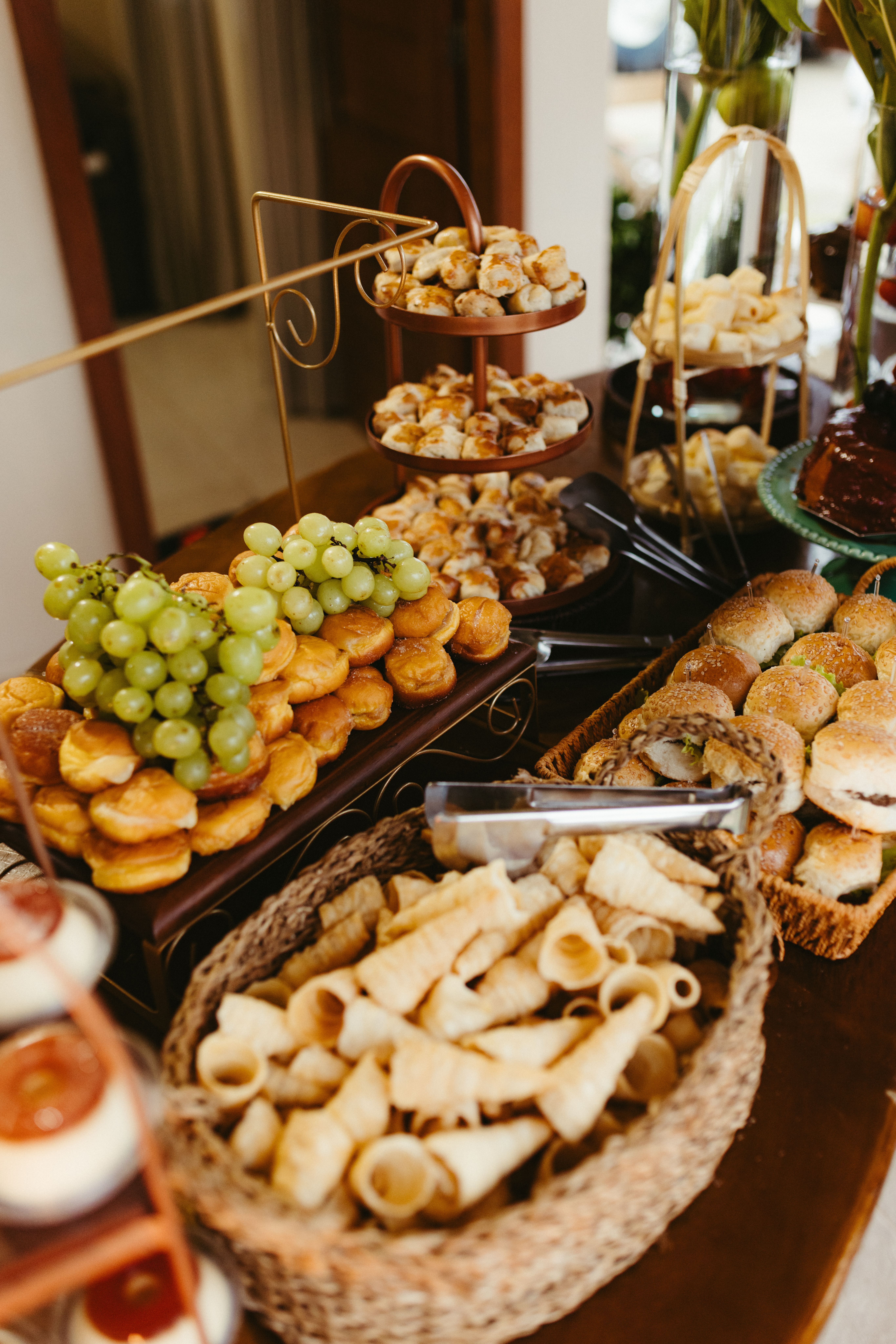 Delicious Dessert Buffet with Fresh Pastries · Free Stock Photo
