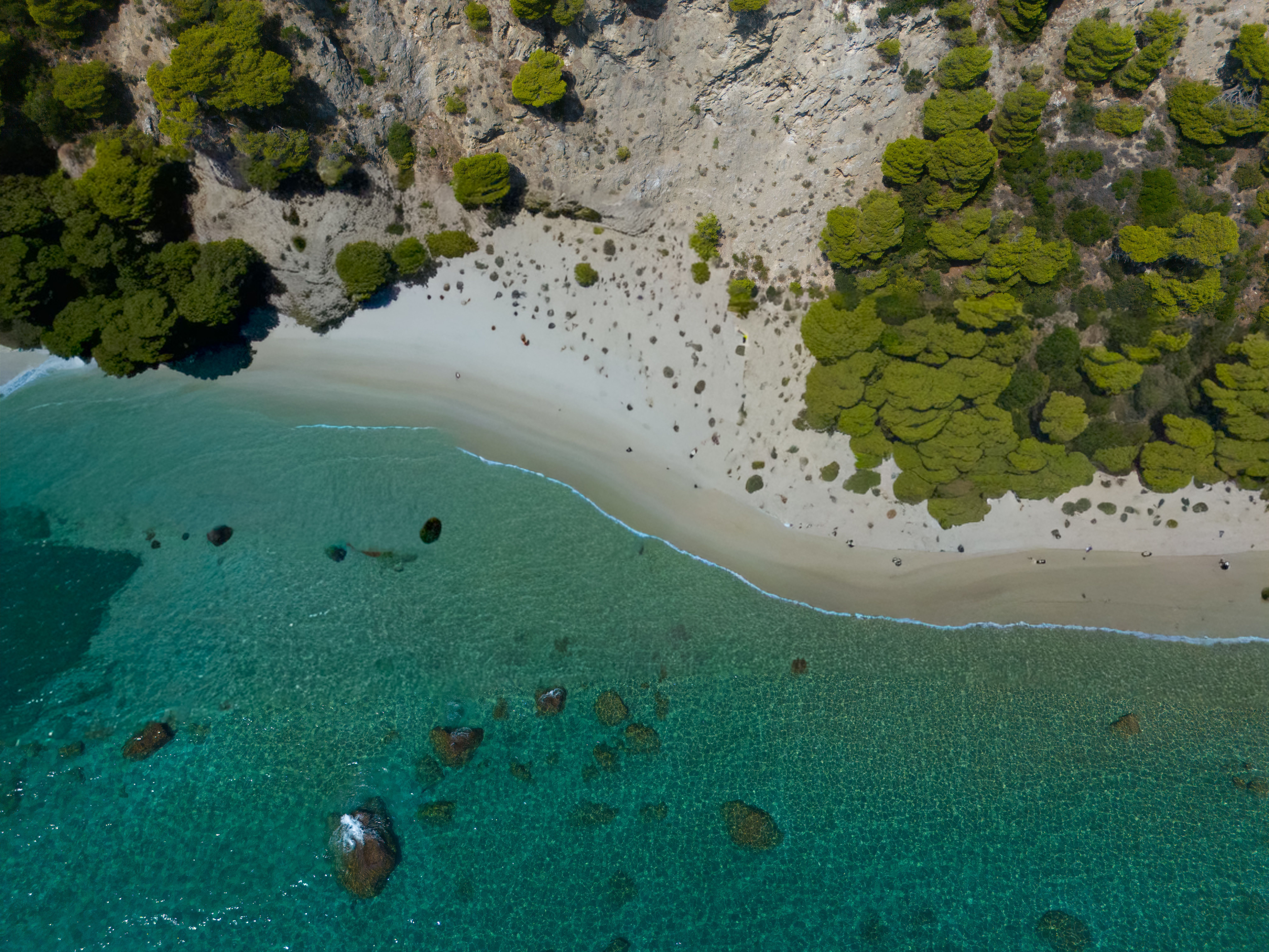 Aerial View of Glyfada Beach in Greece · Free Stock Photo