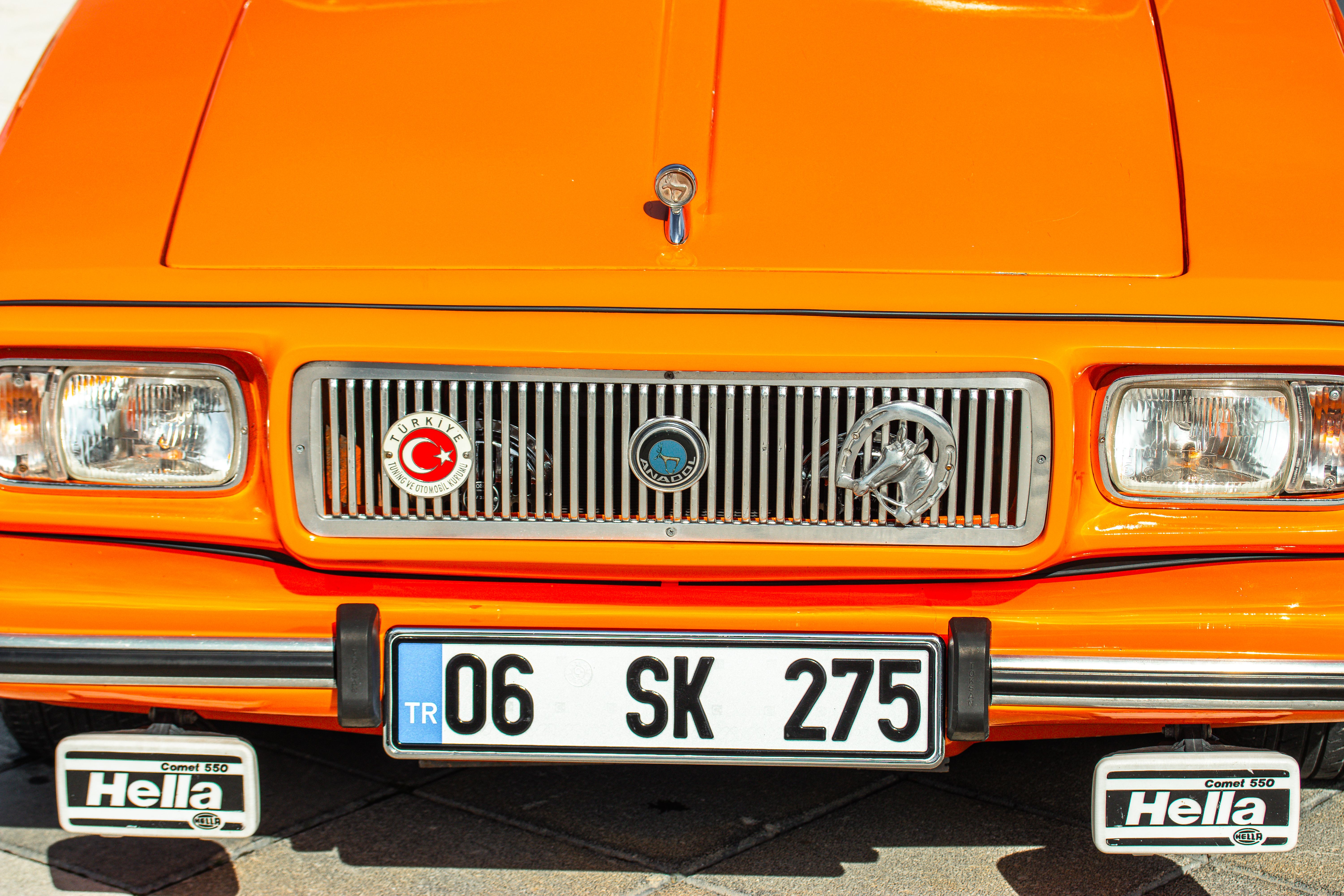 Vintage Anadol Classic Car in Ankara Türkiye · Free Stock Photo