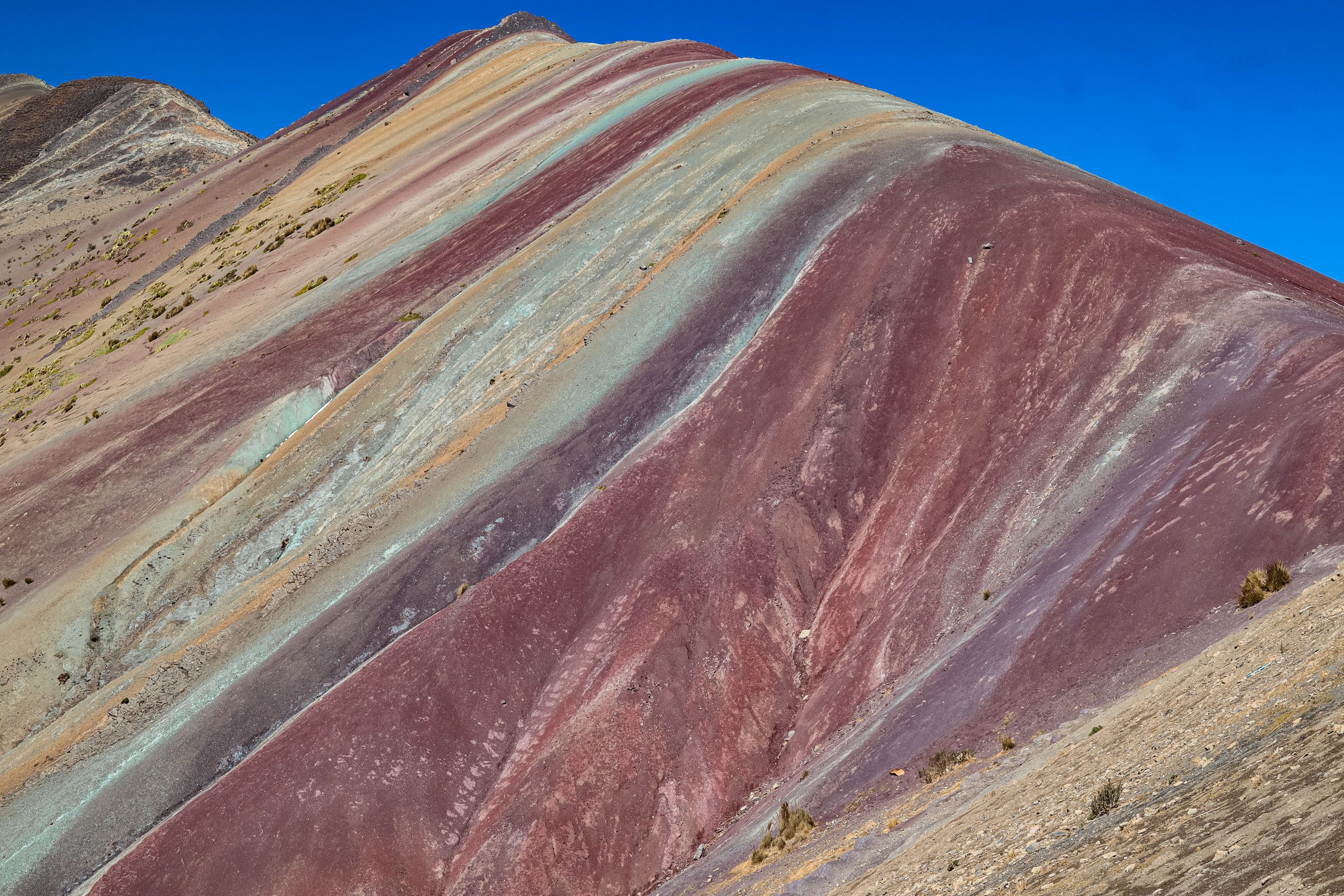 Capas Coloridas De La Montaña Arcoiris, Perú · Foto de stock gratuita