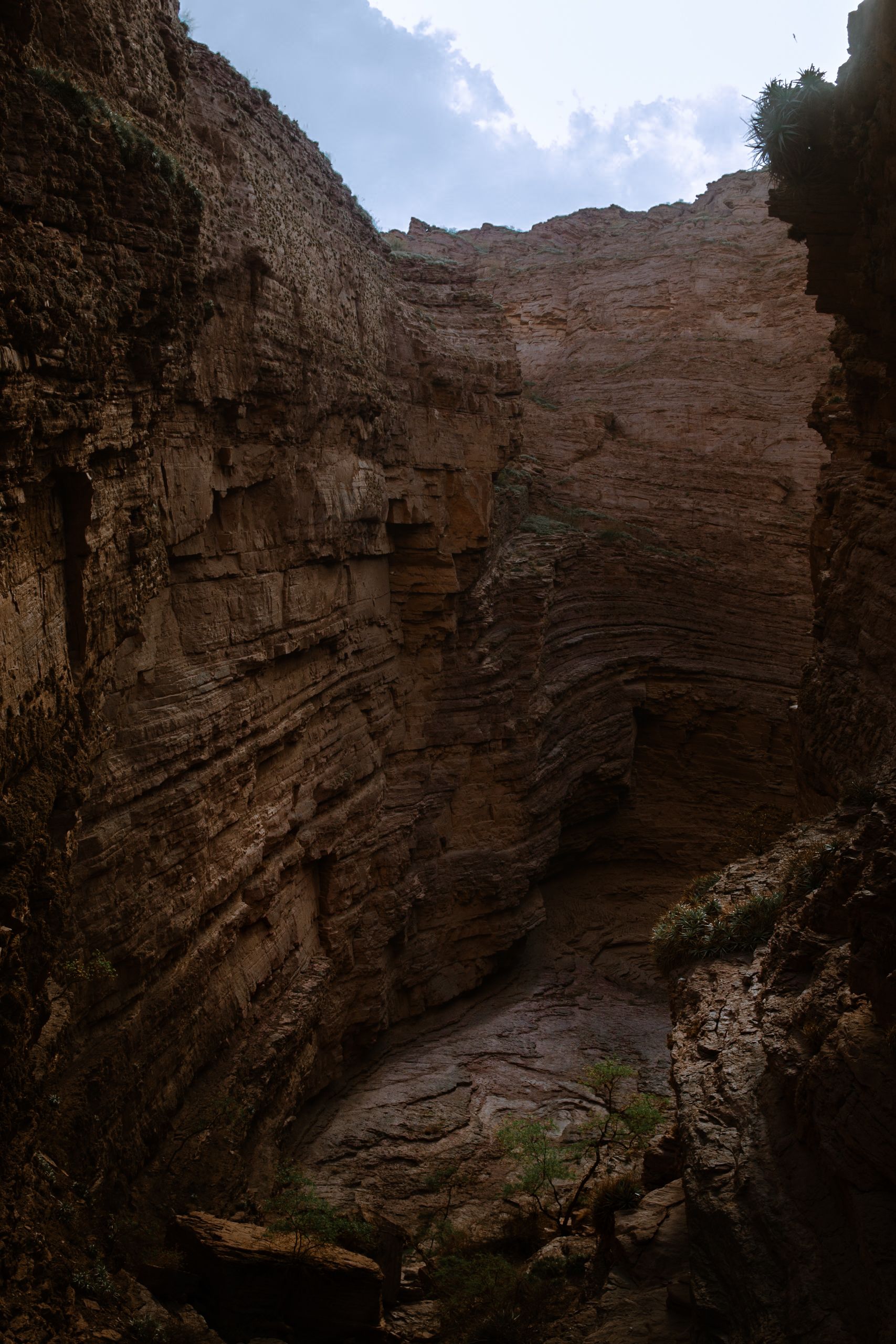 Dramatic Canyon Landscape in Soft Light · Free Stock Photo