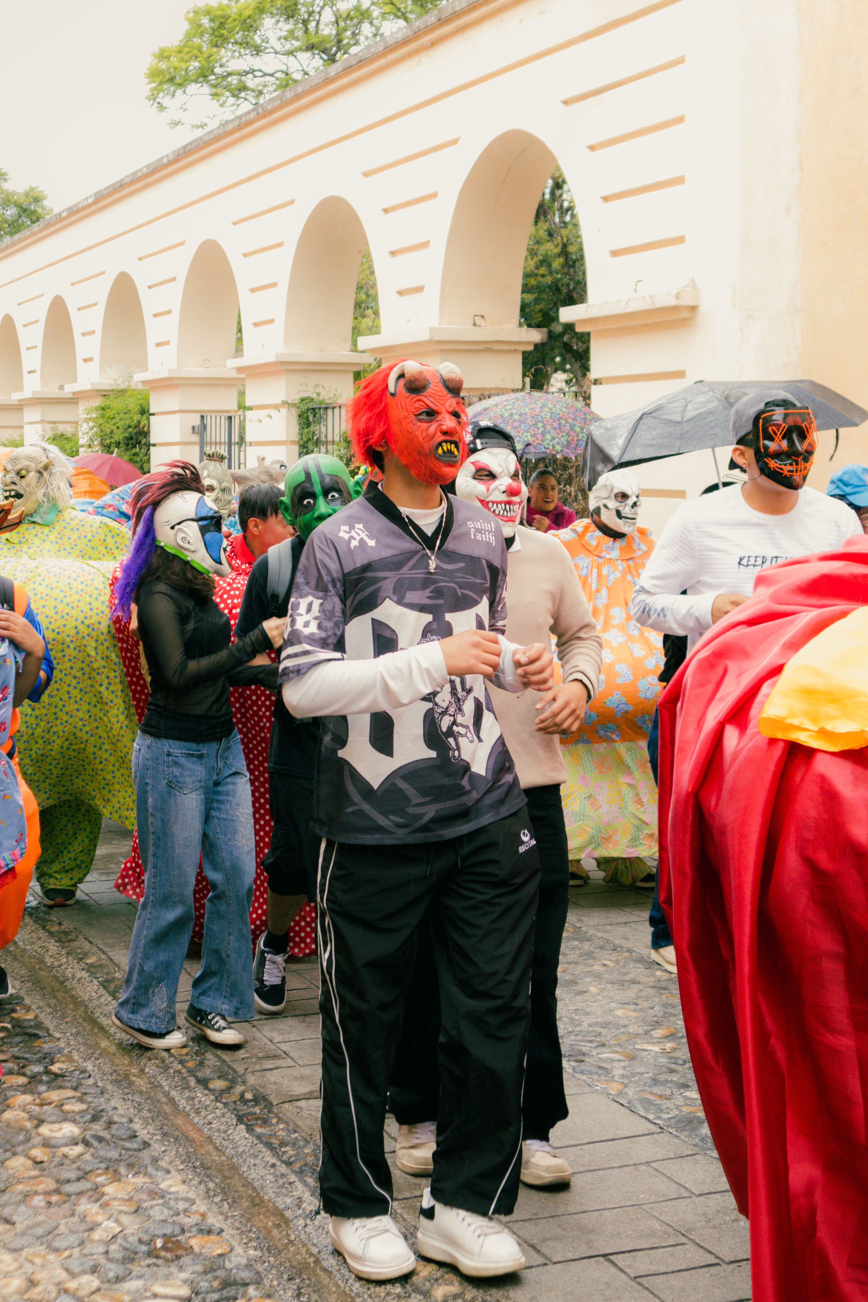 Colorful Costumed Parade in San Cristóbal de las Casas · Free Stock Photo