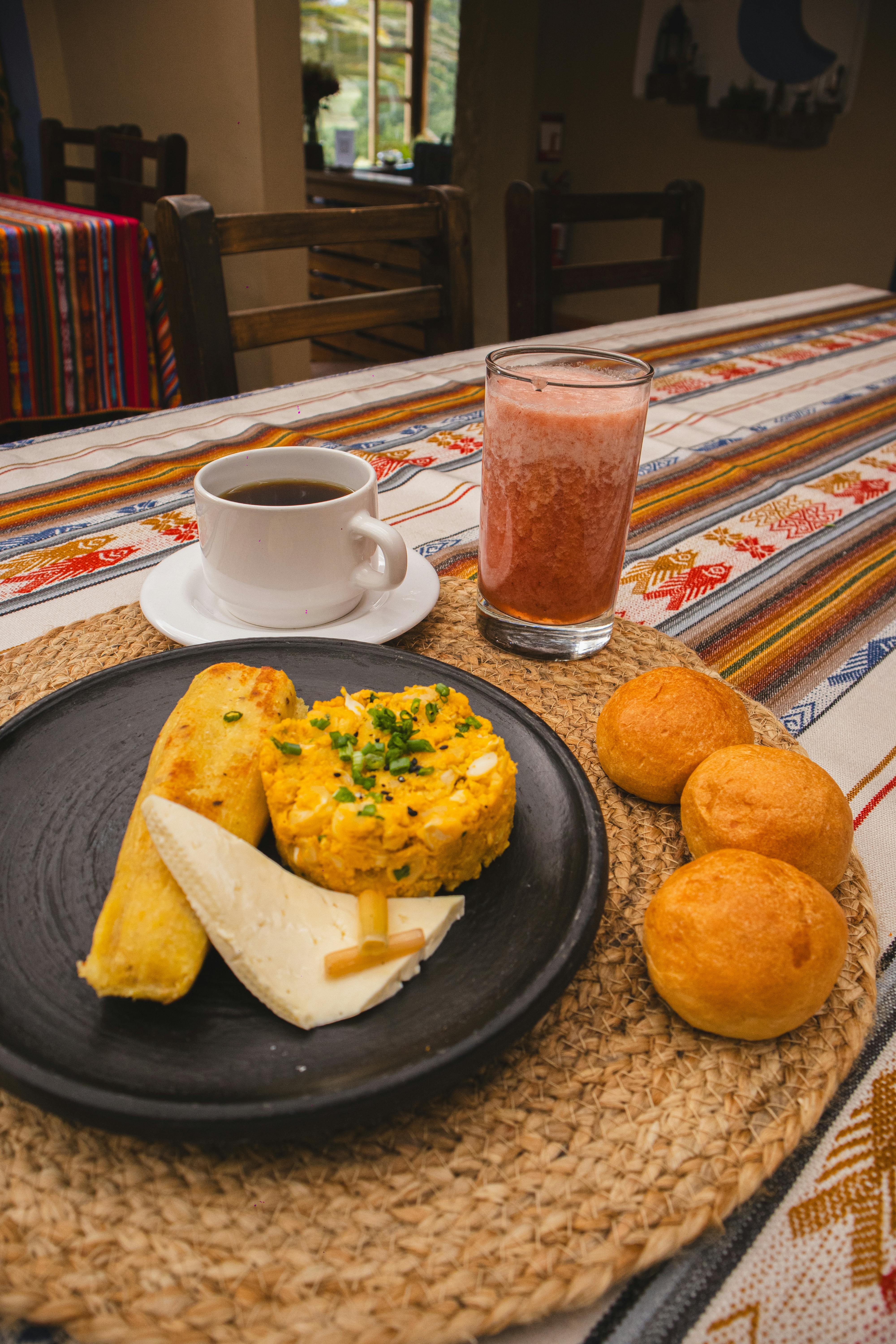 Traditional Latin American Breakfast Setting · Free Stock Photo