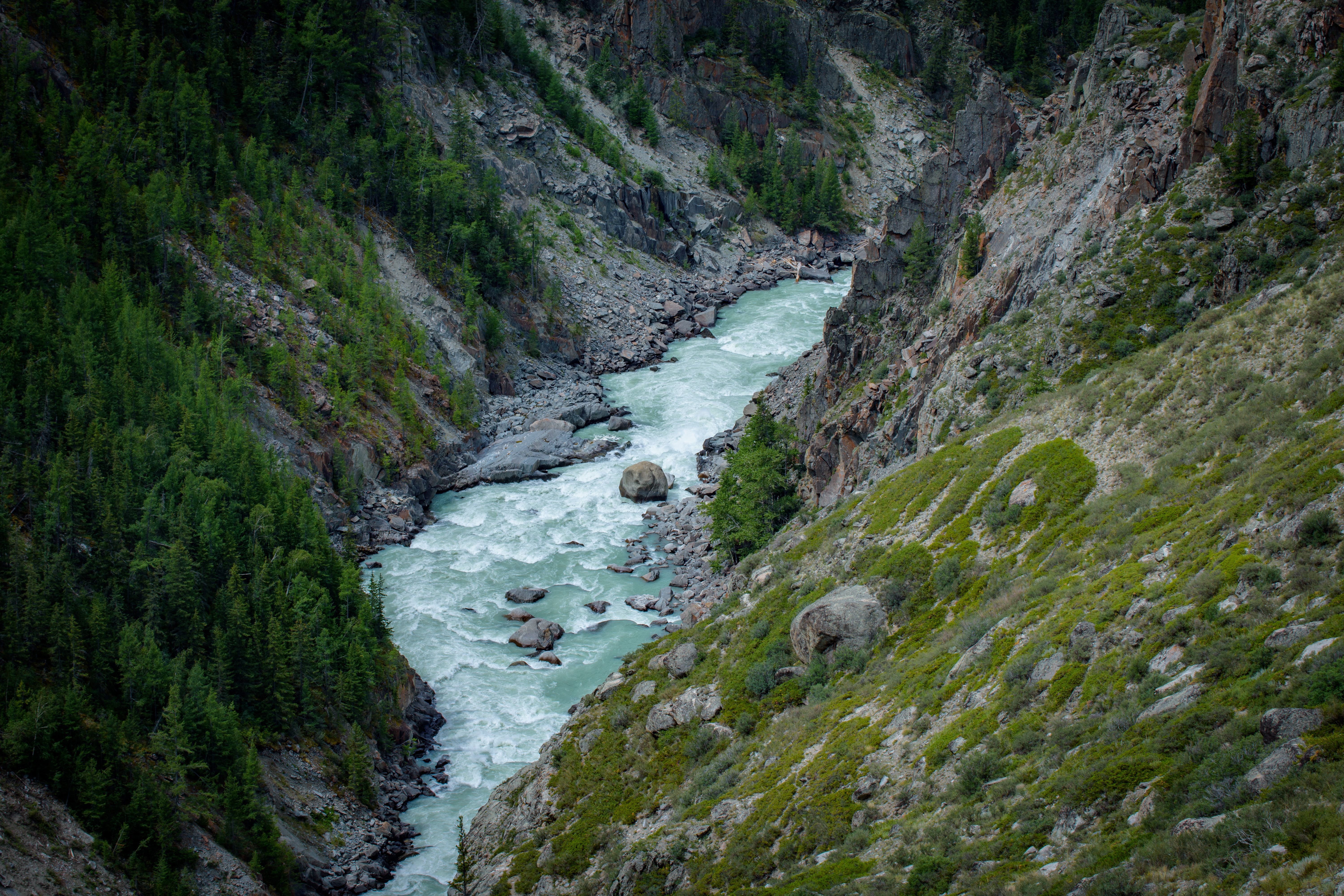 Scenic Mountain Bridge and River Landscape · Free Stock Photo