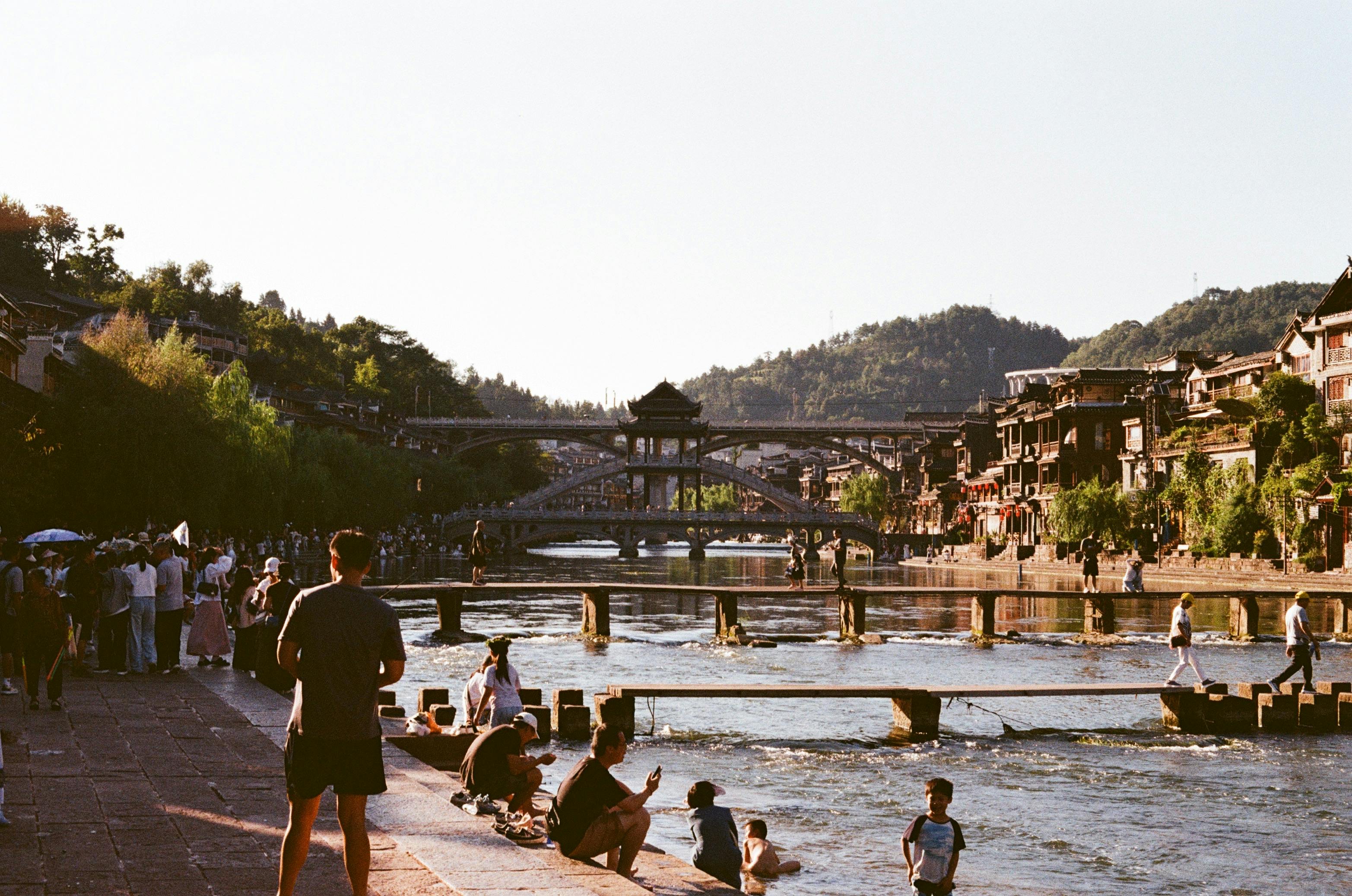 Shiziguan Floating Bridge China Photos, Download The BEST Free ...